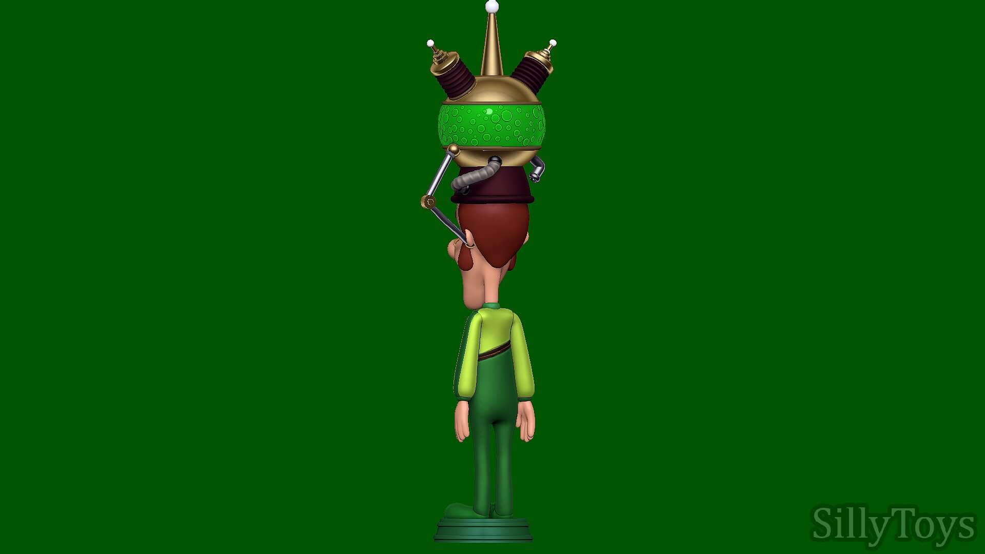 Hugh Neutron - Jimmy Neutron 3D Model by SillyToys