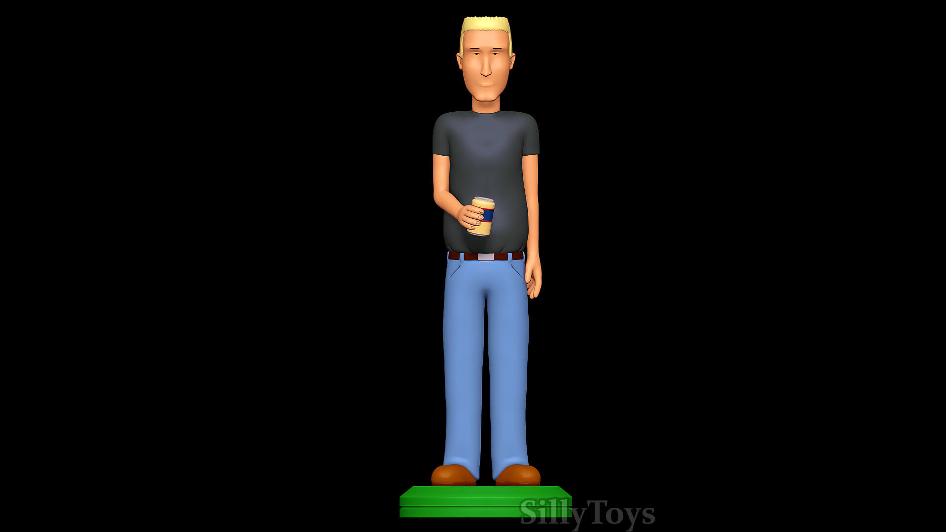 Jeff Boomhauer - King of The Hill 3D Model by SillyToys
