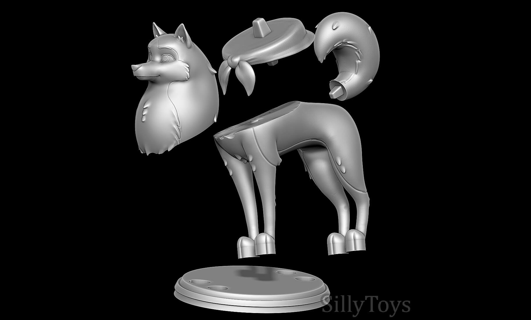 Jenna - Balto 3D Model by SillyToys