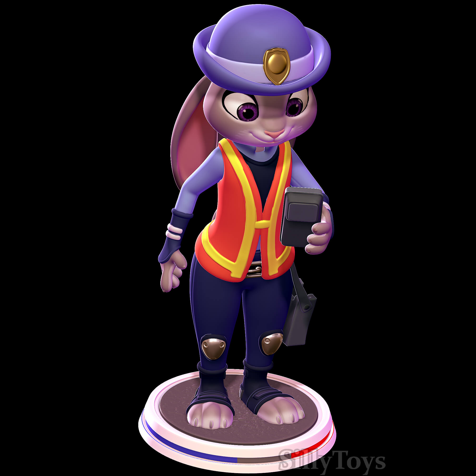 Judy Hopps Meter Maid - Zootopia 3D Model by SillyToys