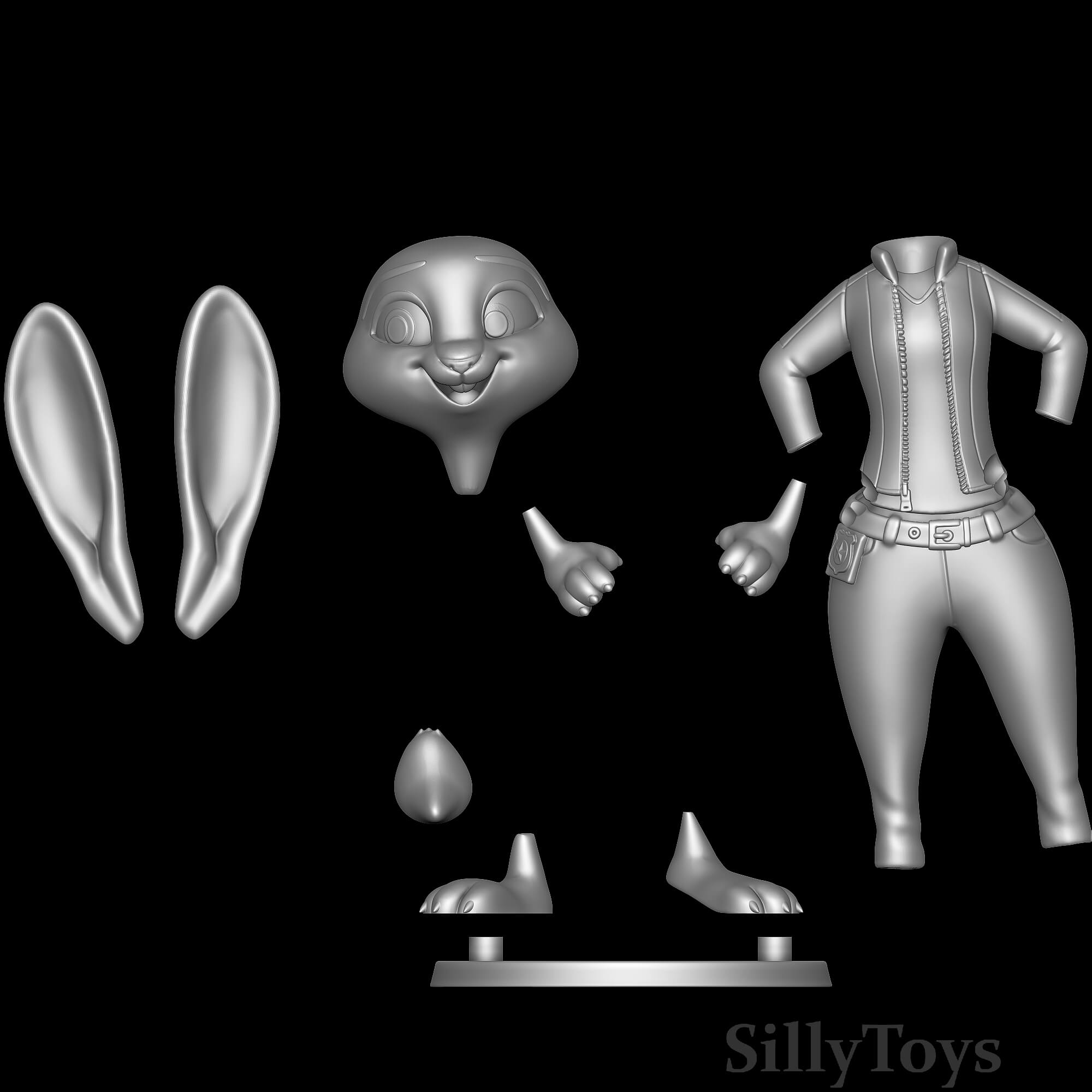 Judy Hopps - Zootopia 2 3D Model by SillyToys