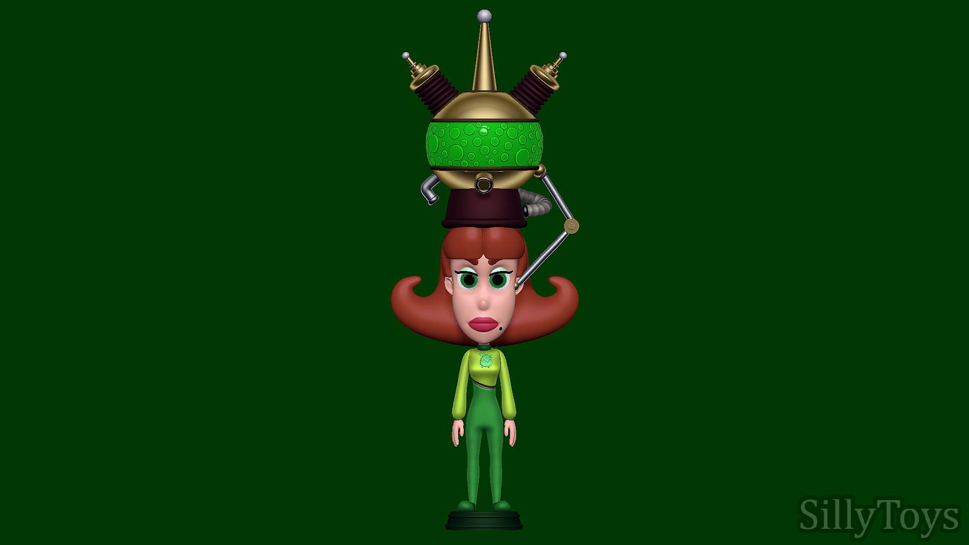 Judy Neutron - Jimmy Neutron 3D Model by SillyToys