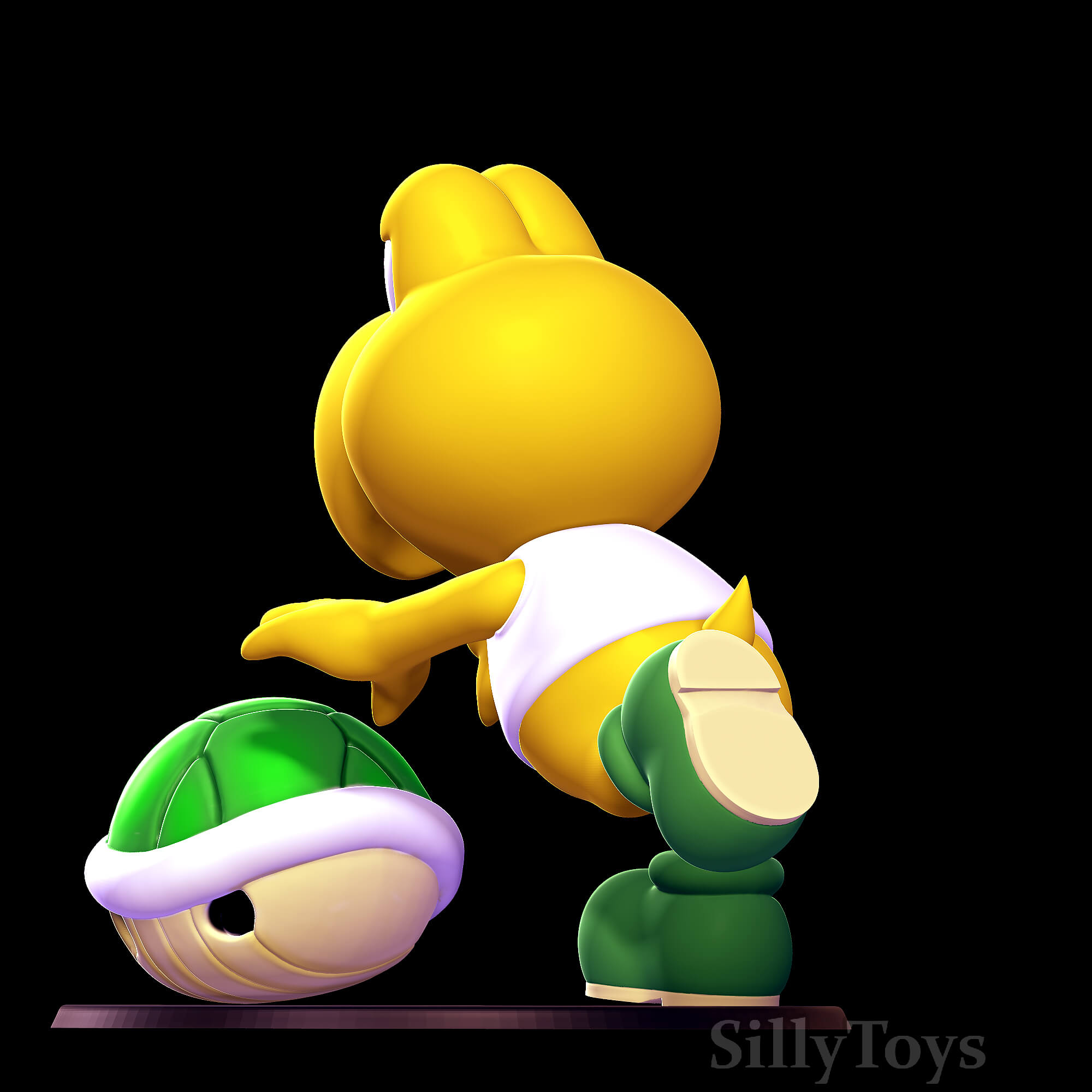 Koopa Troopa - Mario 3D Model by SillyToys