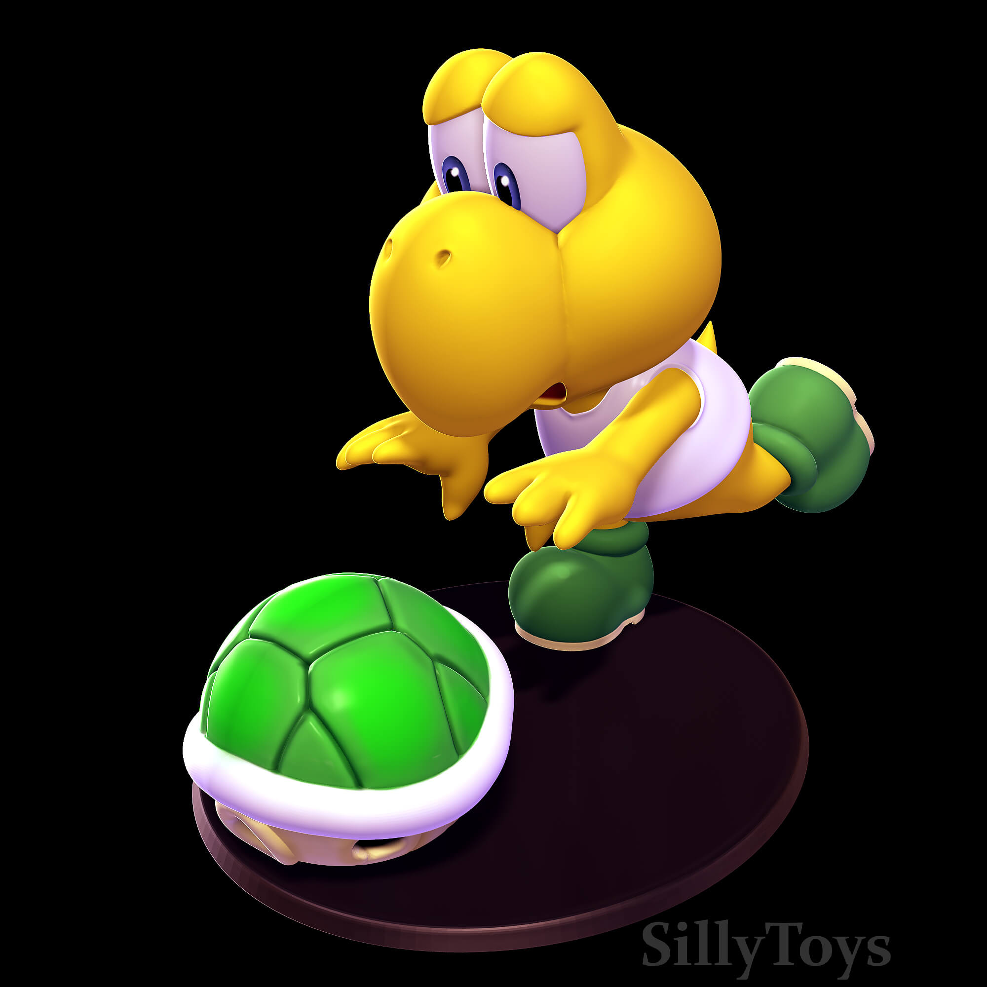 Koopa Troopa - Mario 3D Model by SillyToys