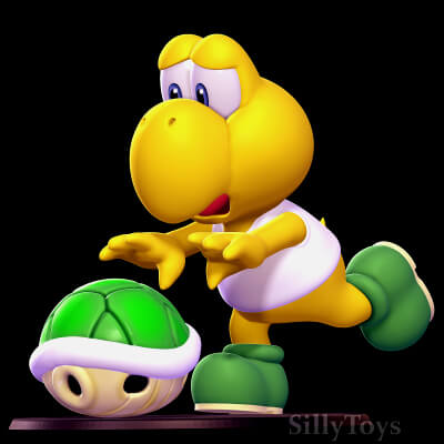 Koopa Troopa - Mario 3D Model by SillyToys