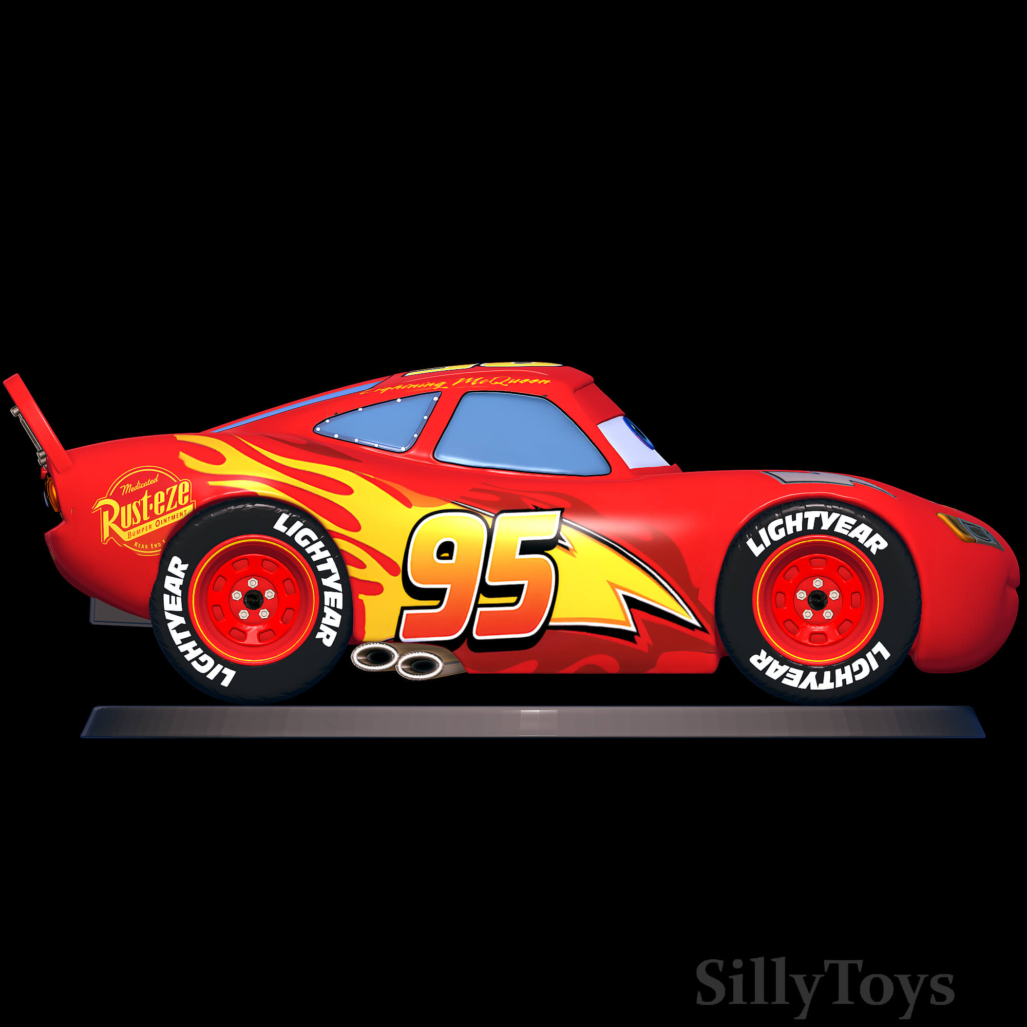 Lightning Mcqueen - Cars 3D Model by SillyToys