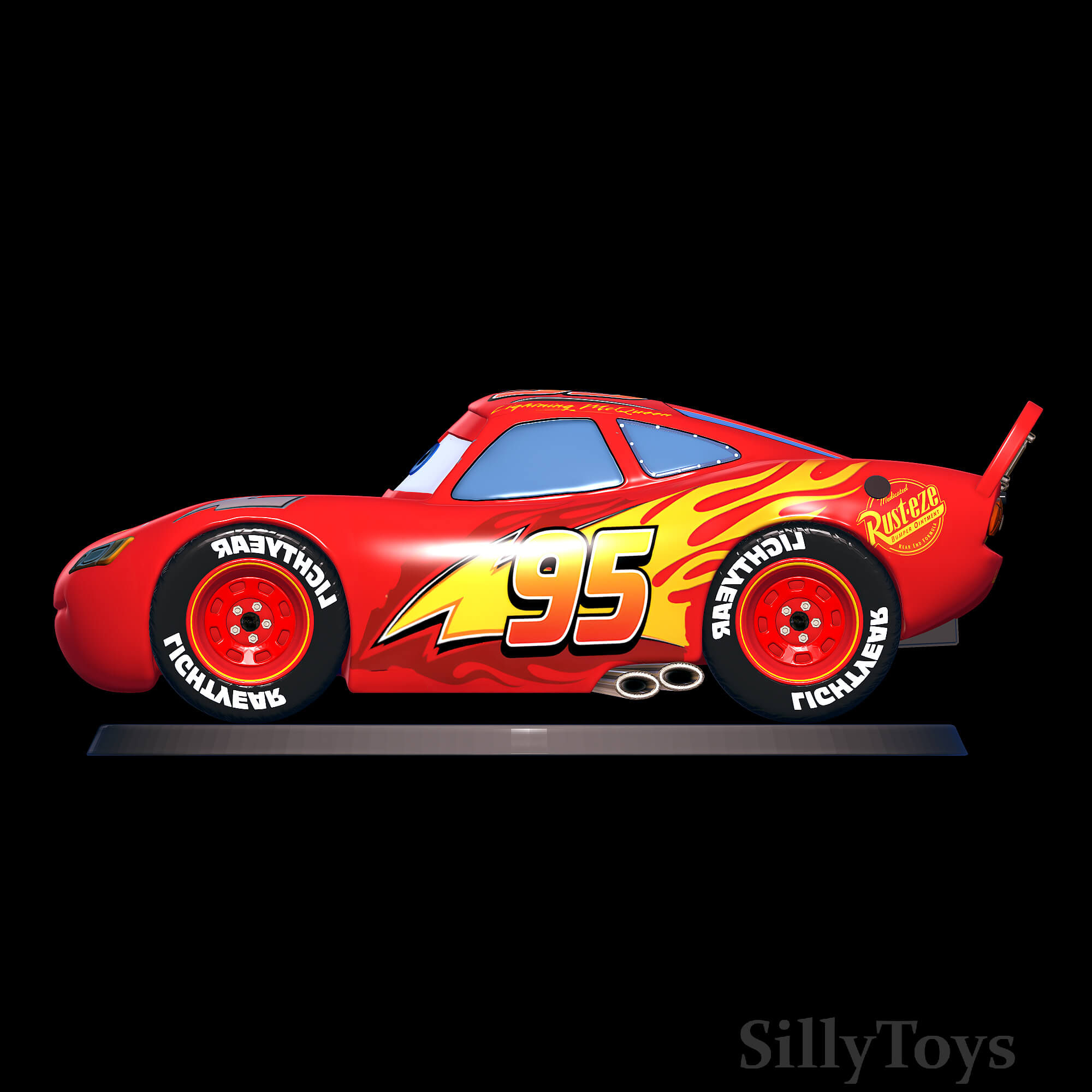 Lightning Mcqueen - Cars 3D Model by SillyToys