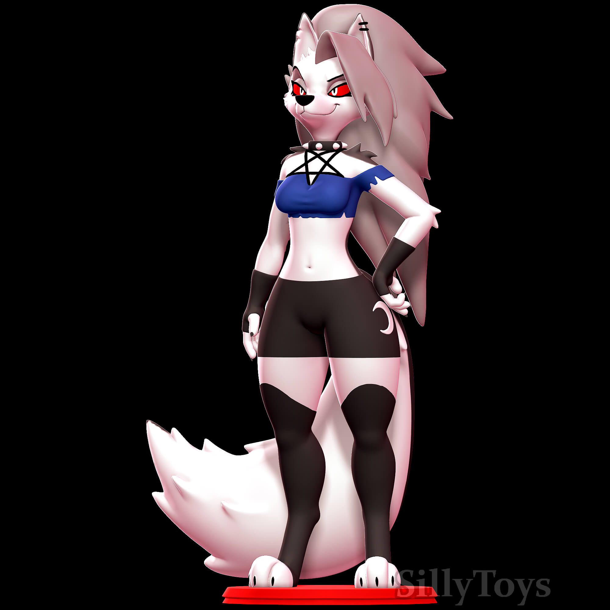 Loona - Helluva Boss 3D Model by SillyToys