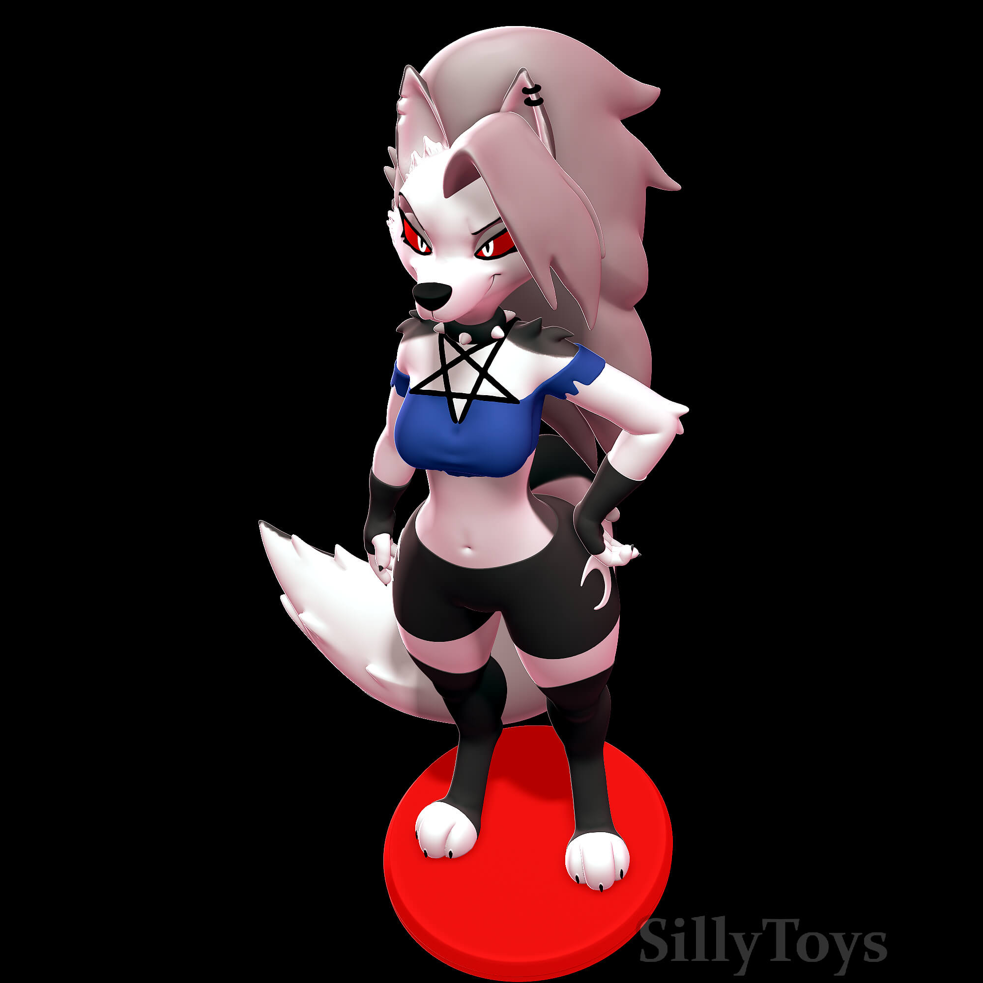 Loona - Helluva Boss 3D Model by SillyToys