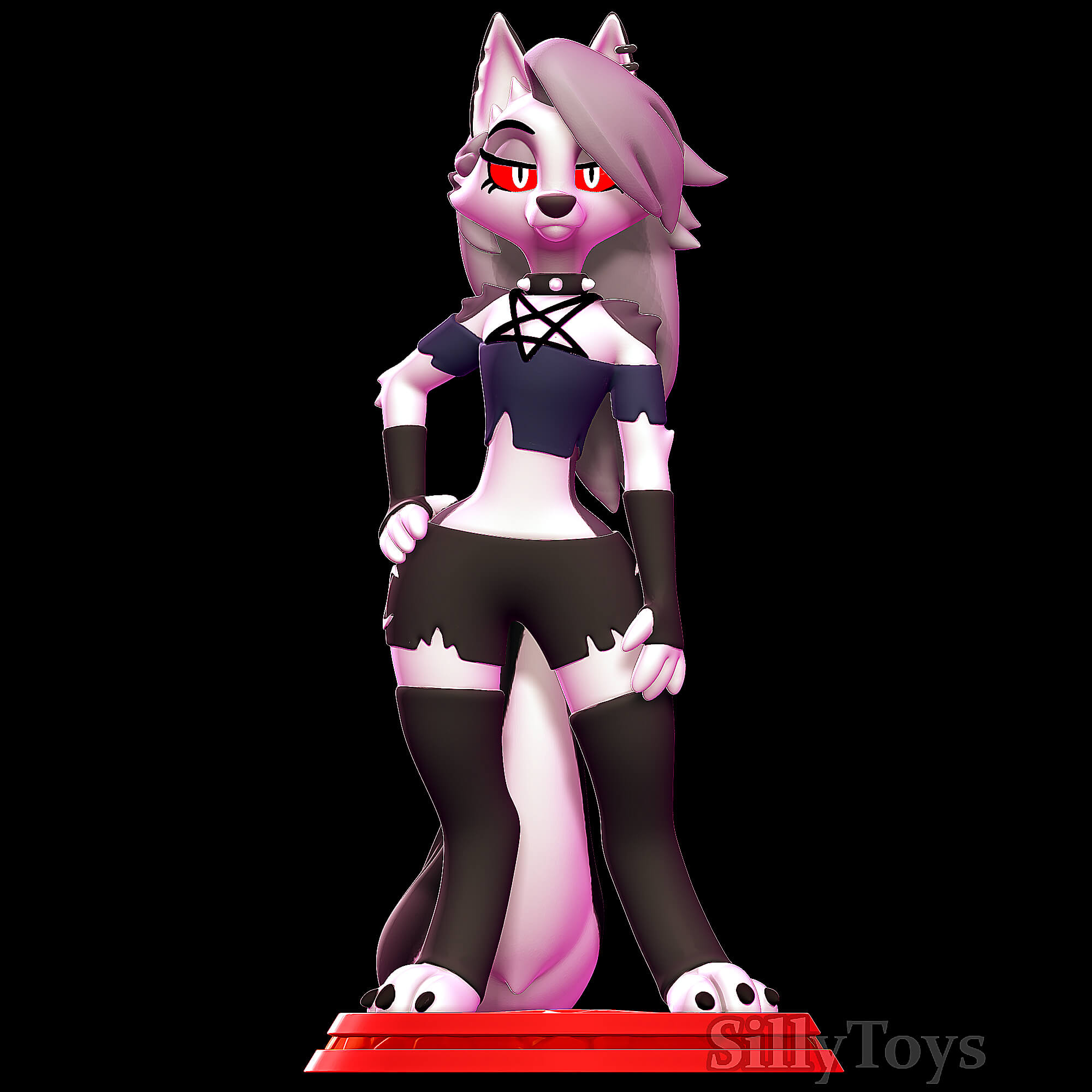 Loona - Helluva Boss 3D Model by SillyToys