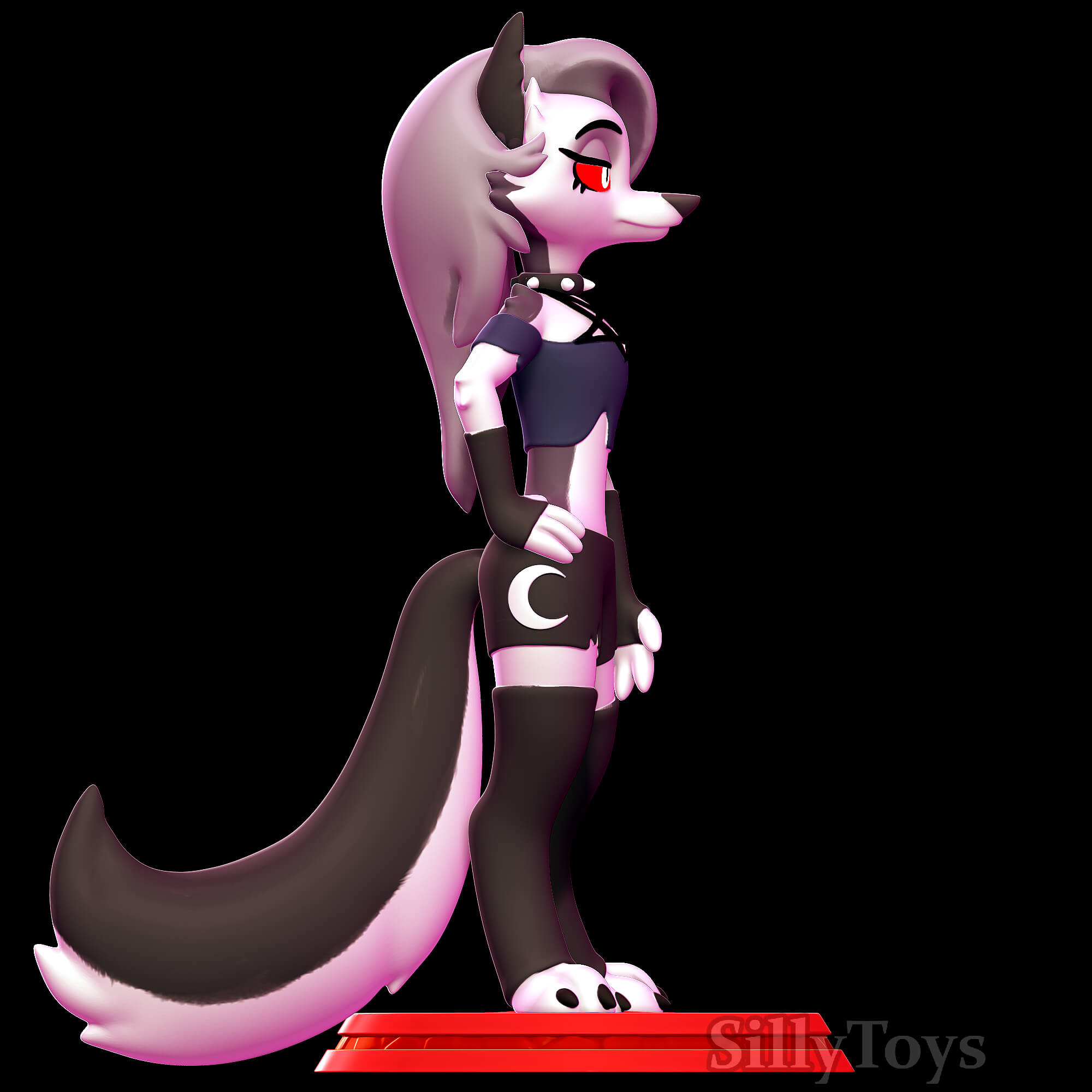 Loona - Helluva Boss 3D Model by SillyToys