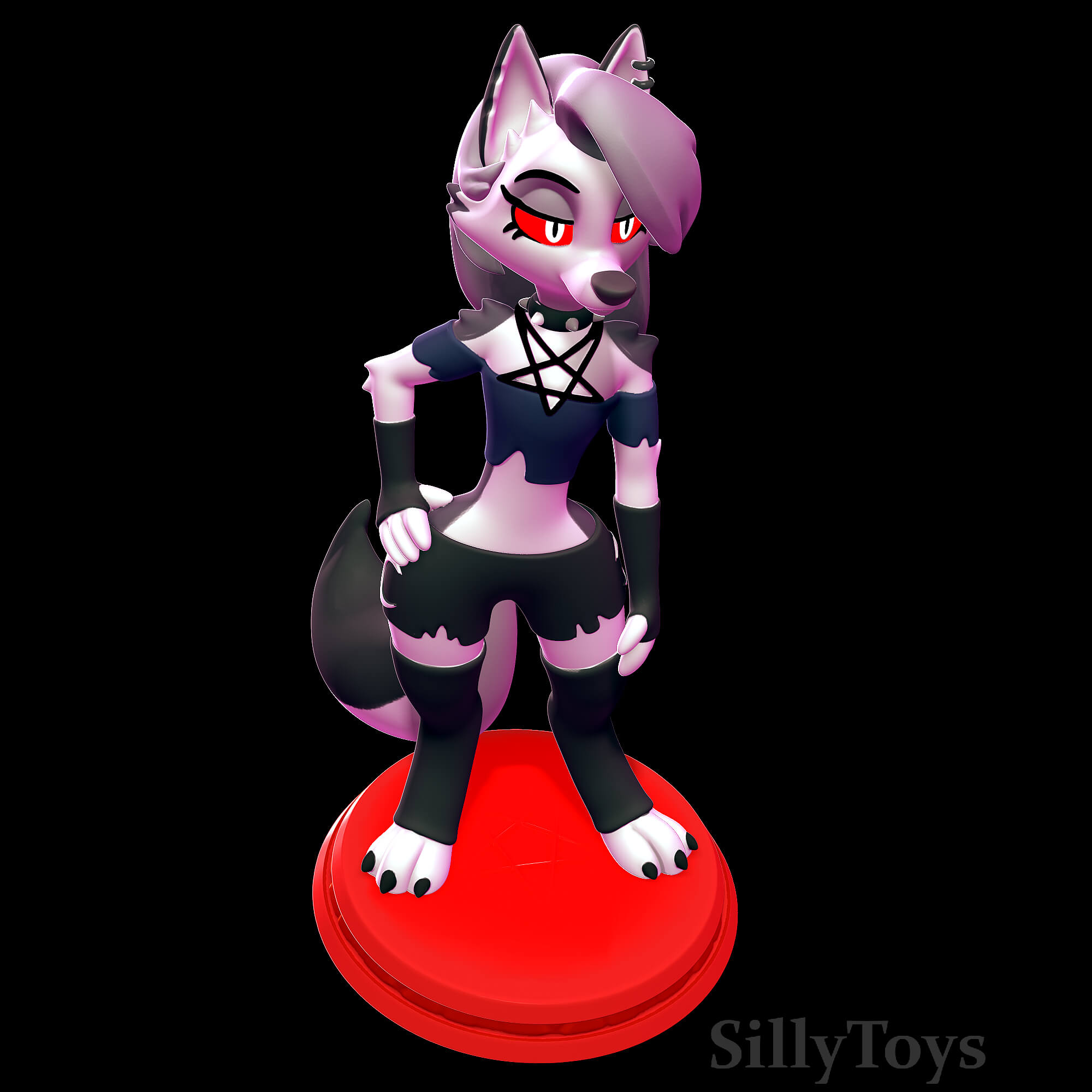 Loona - Helluva Boss 3D Model by SillyToys
