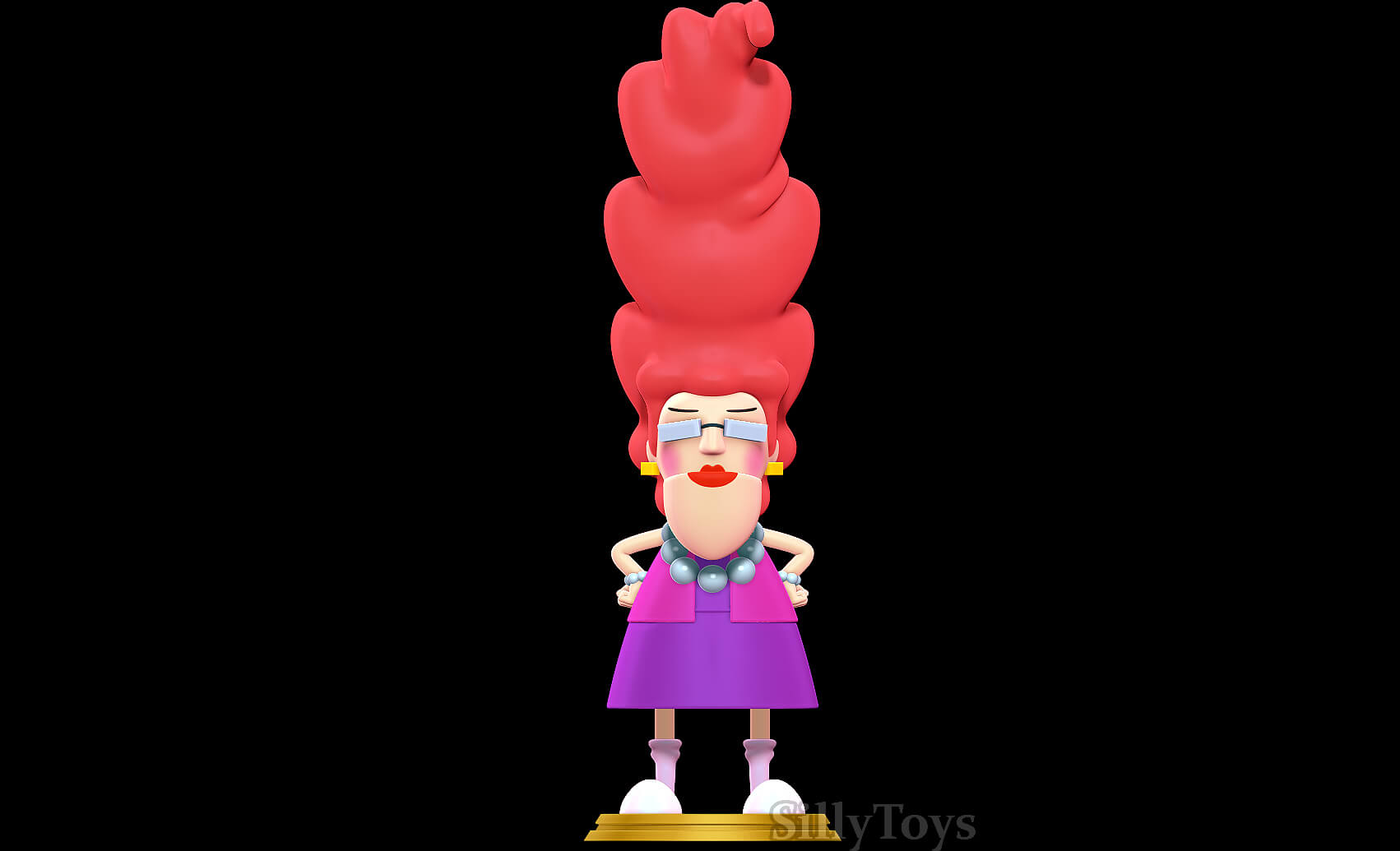 Ma Bagge - Courage The Cowardly Dog 3D Model by SillyToys