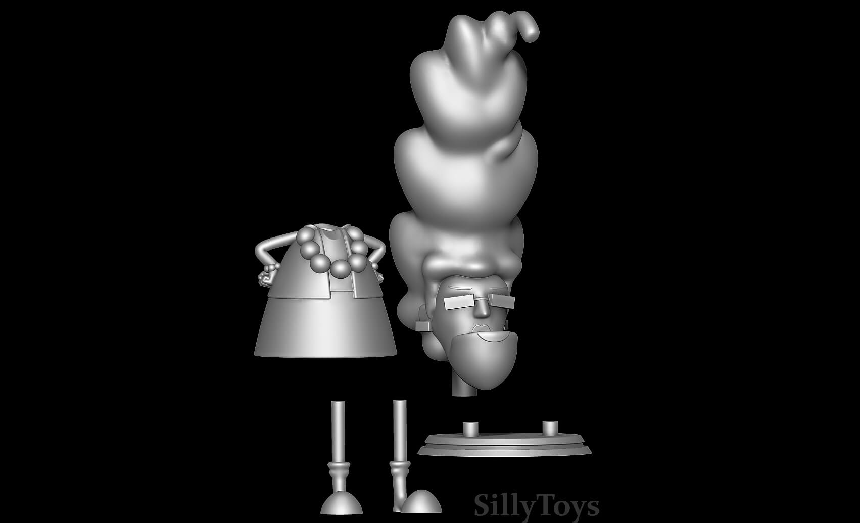 Ma Bagge - Courage The Cowardly Dog 3D Model by SillyToys