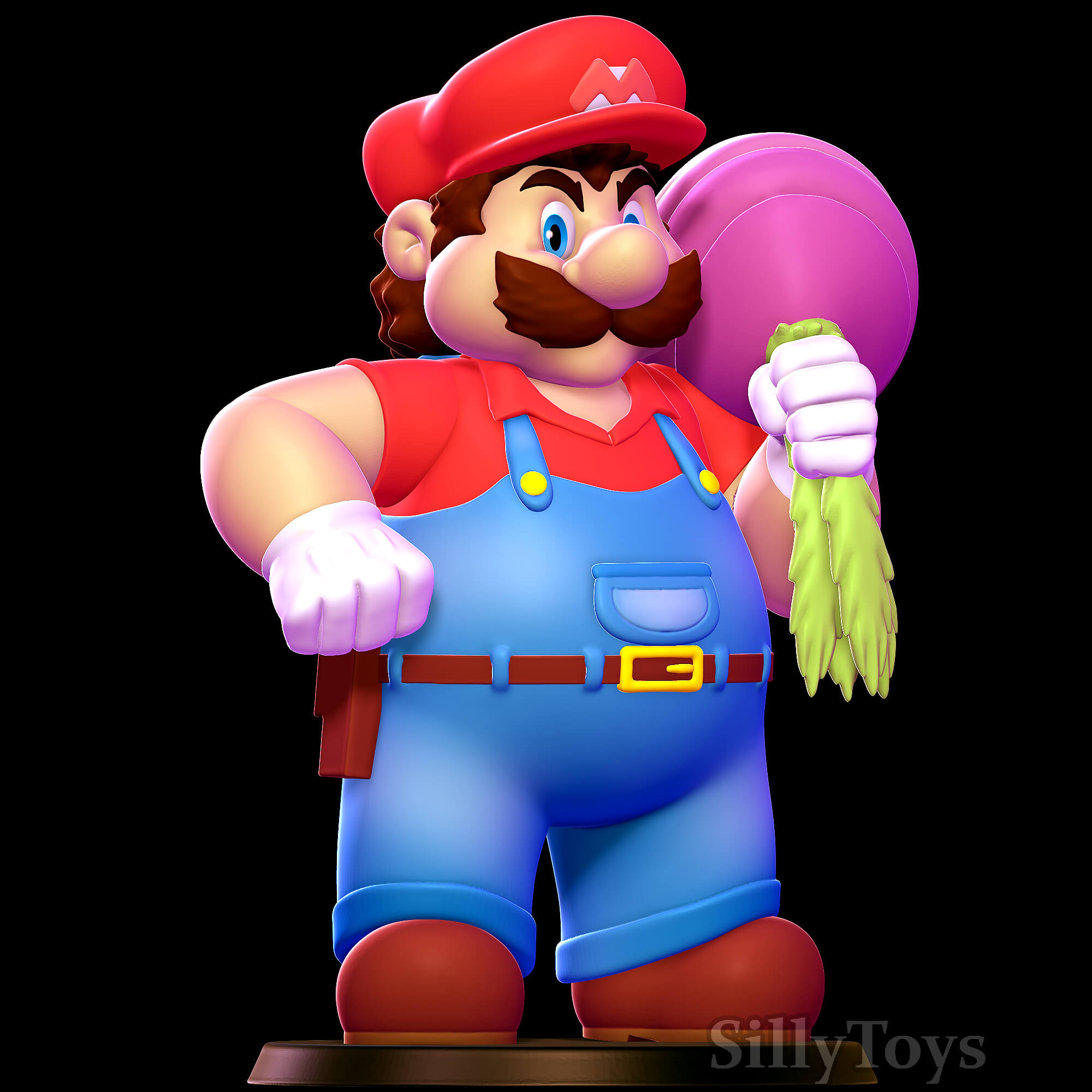 Mario - Super Mario 3D Model by SillyToys