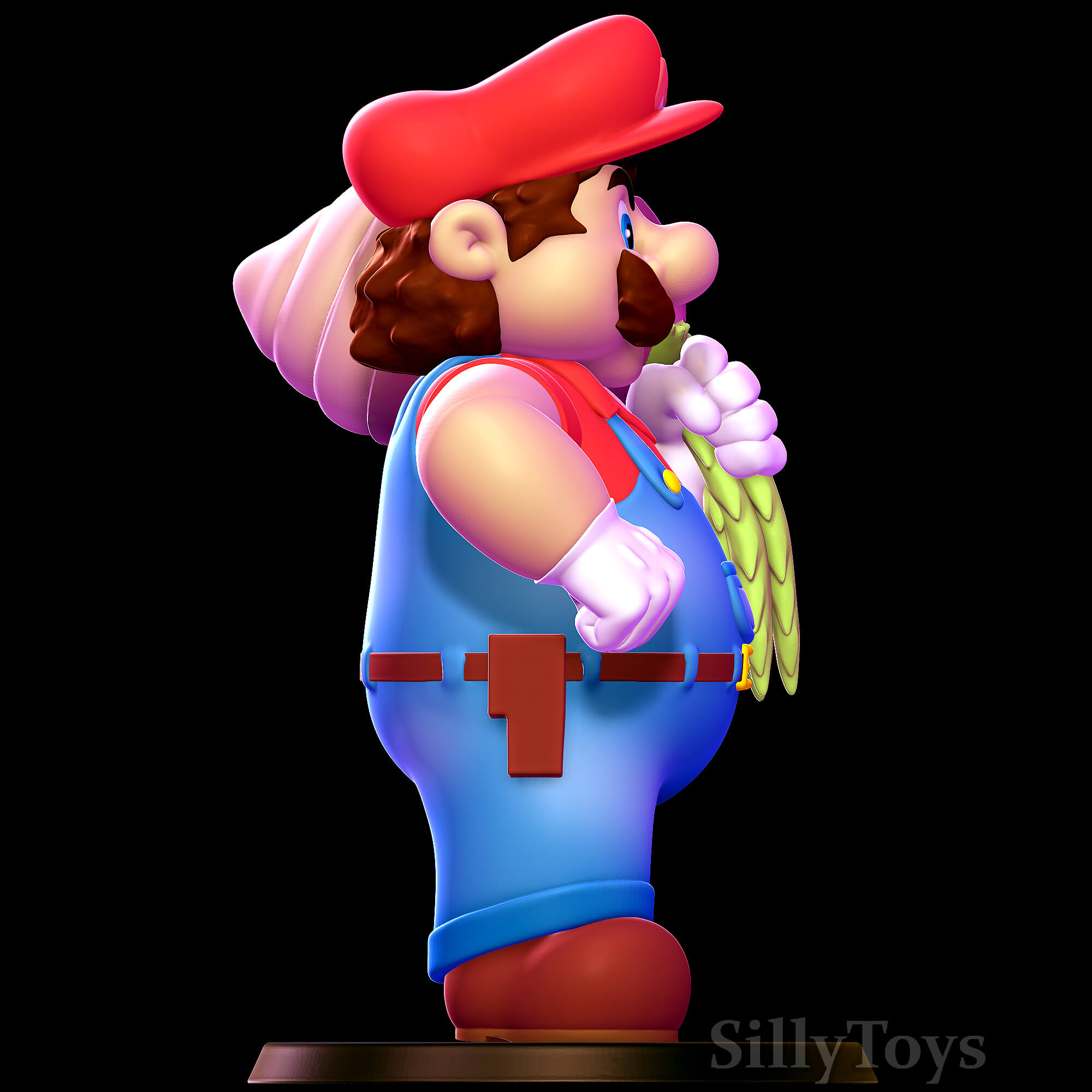Mario - Super Mario 3D Model by SillyToys