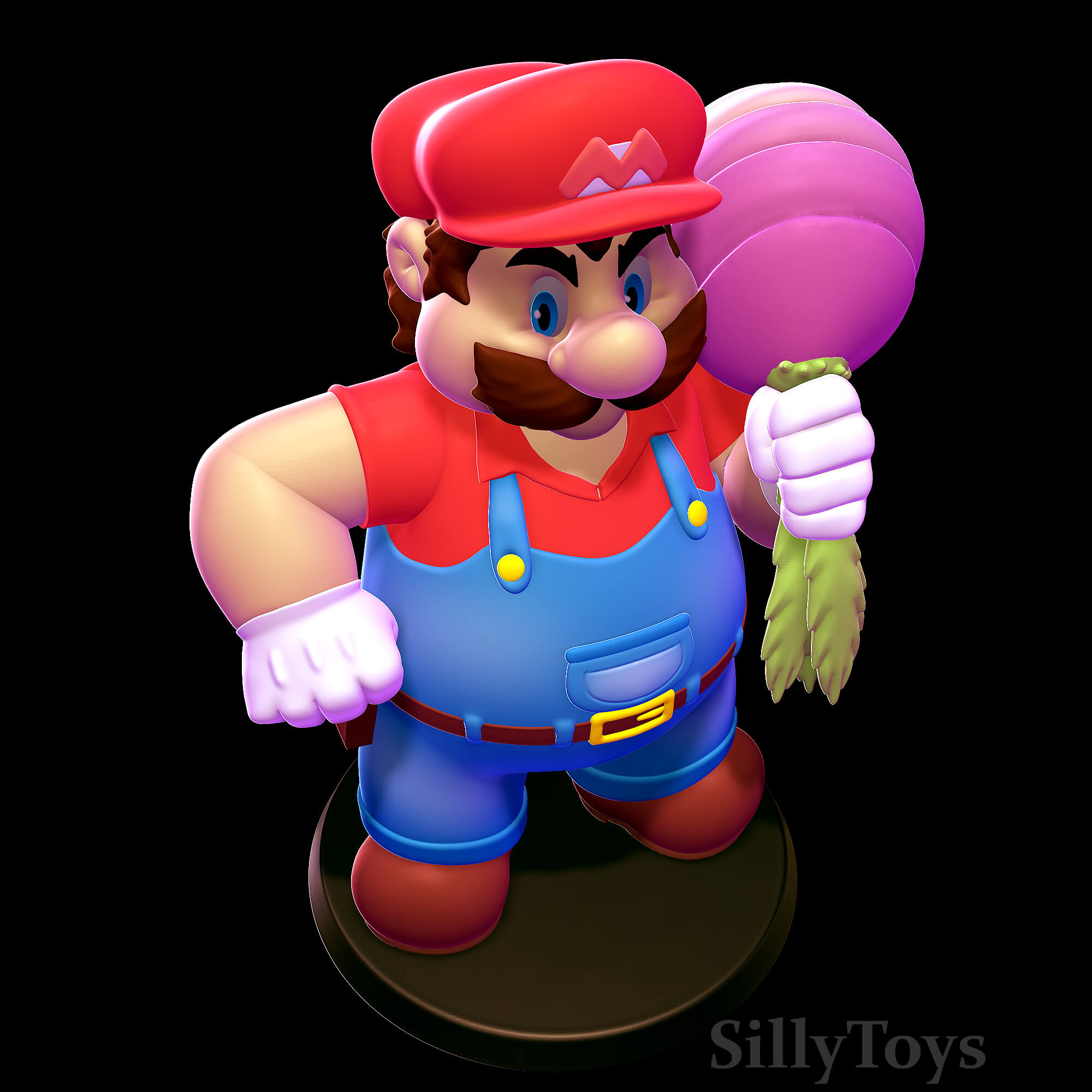 Mario - Super Mario 3D Model by SillyToys