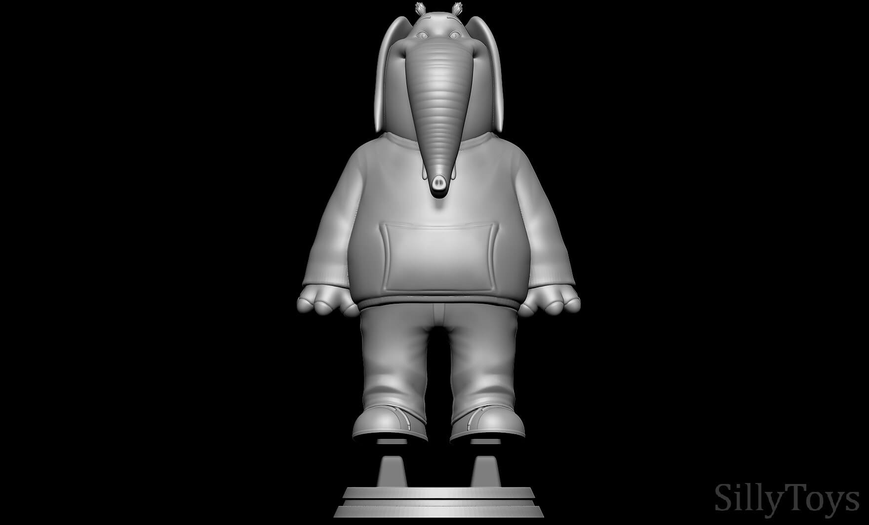 Meena - Sing 3D Model by SillyToys