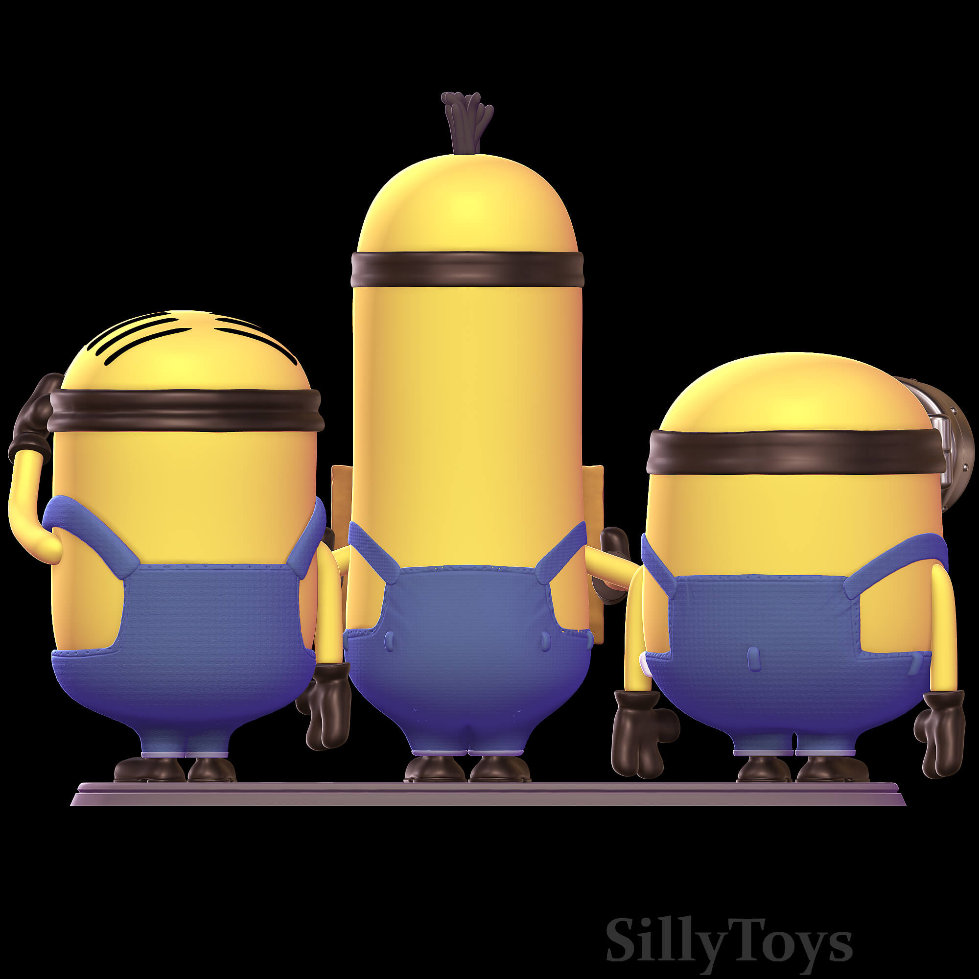 Minions Diorama - 3D Model by SillyToys
