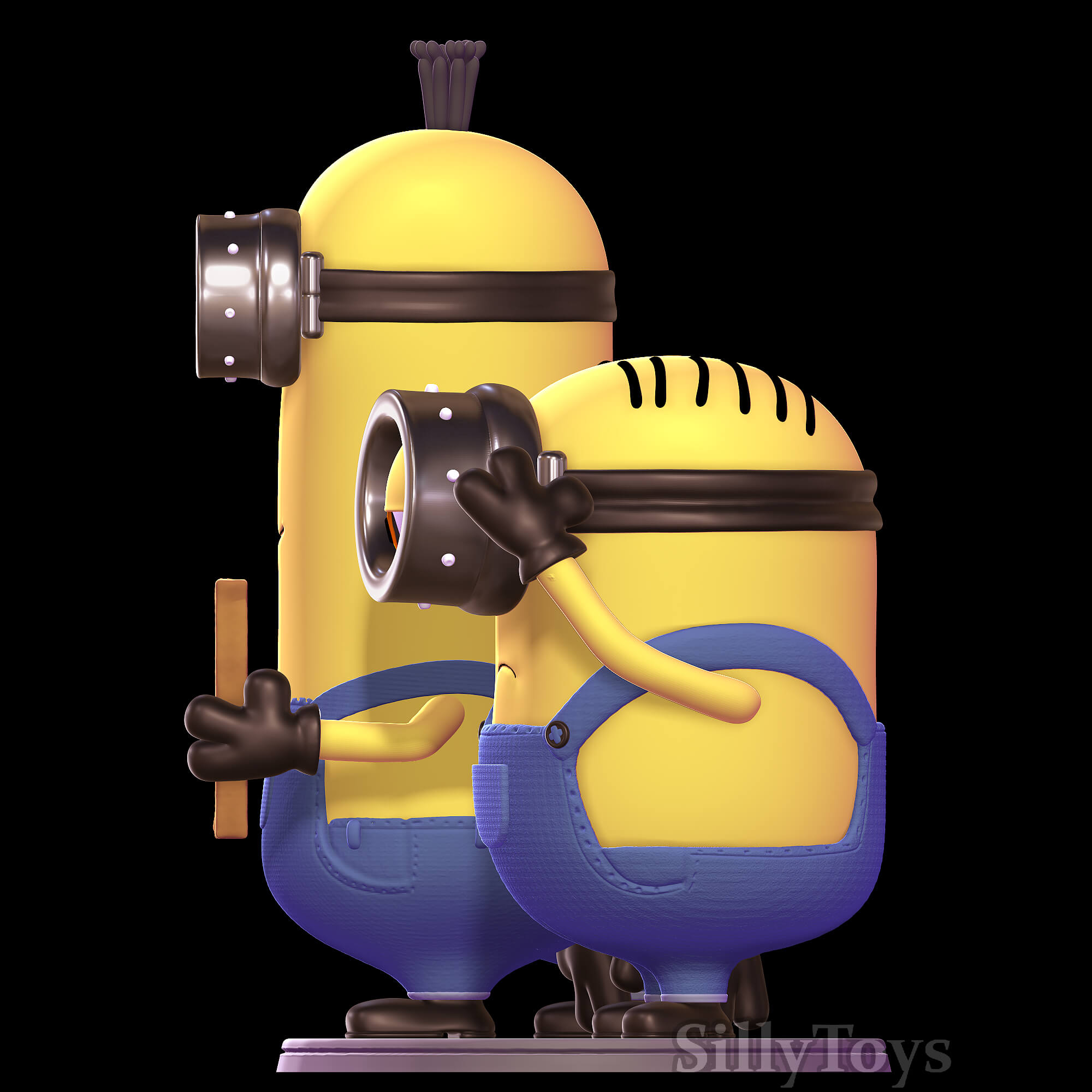 Minions Diorama - 3D Model by SillyToys