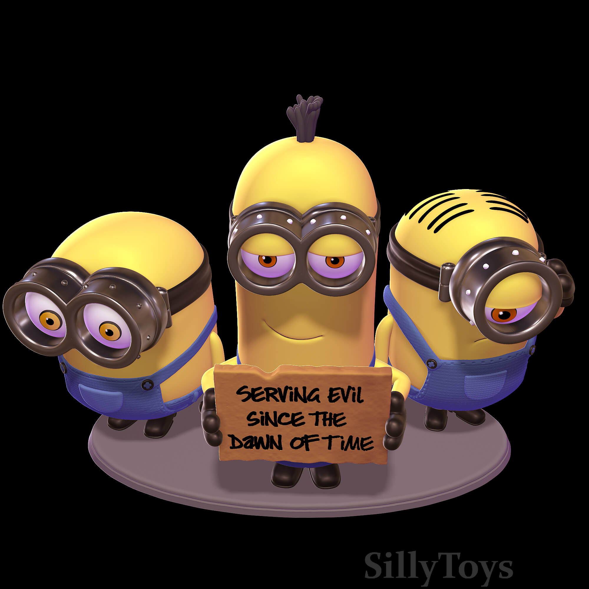 Minions Diorama - 3D Model by SillyToys