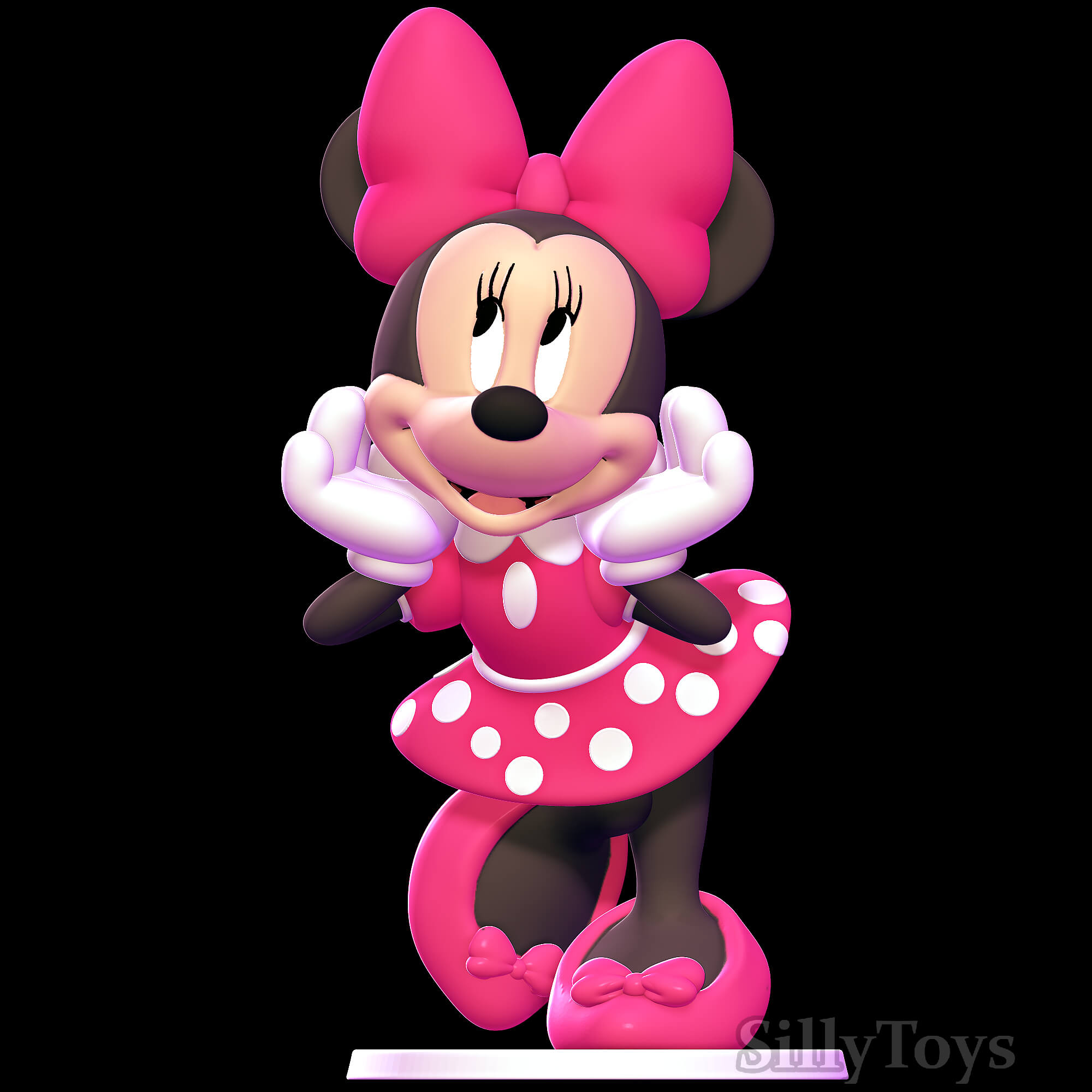 Minnie Mouse - 3D Model by SillyToys