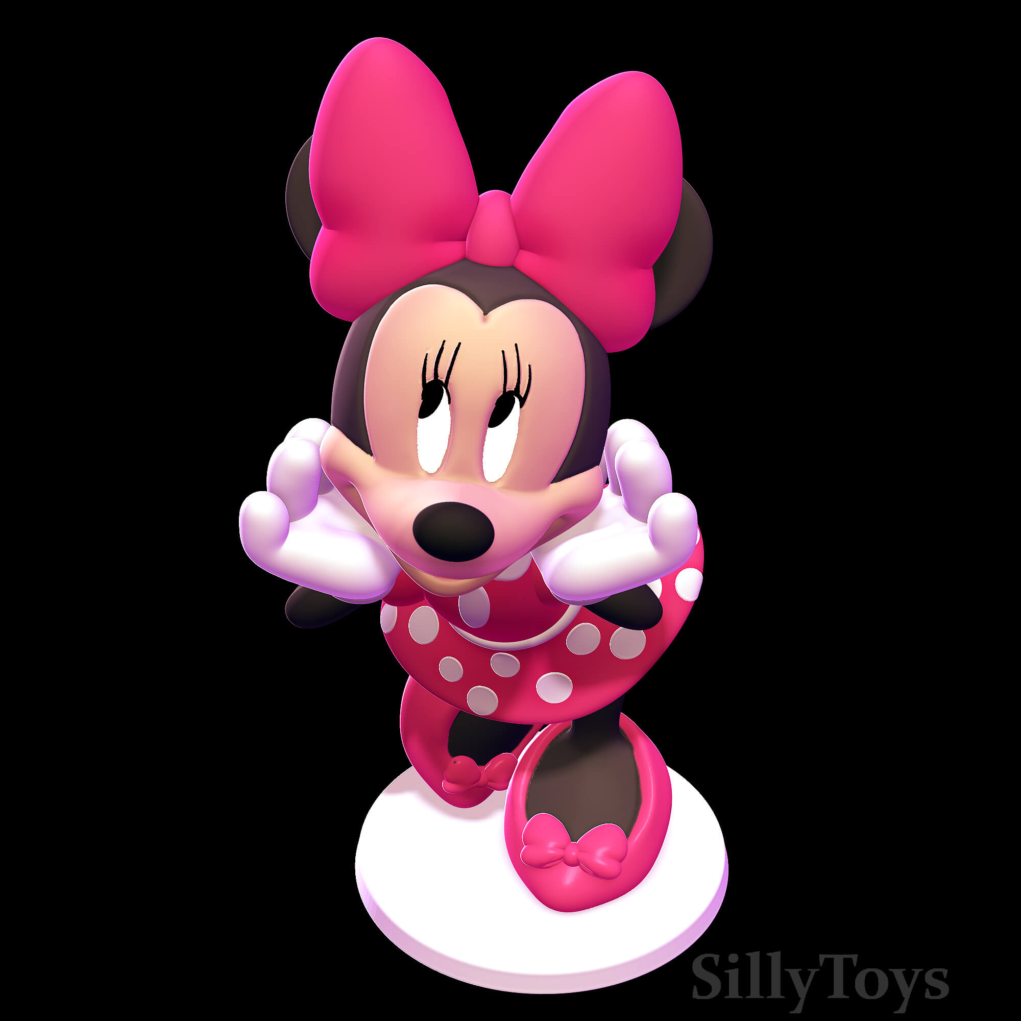 Minnie Mouse - 3D Model by SillyToys