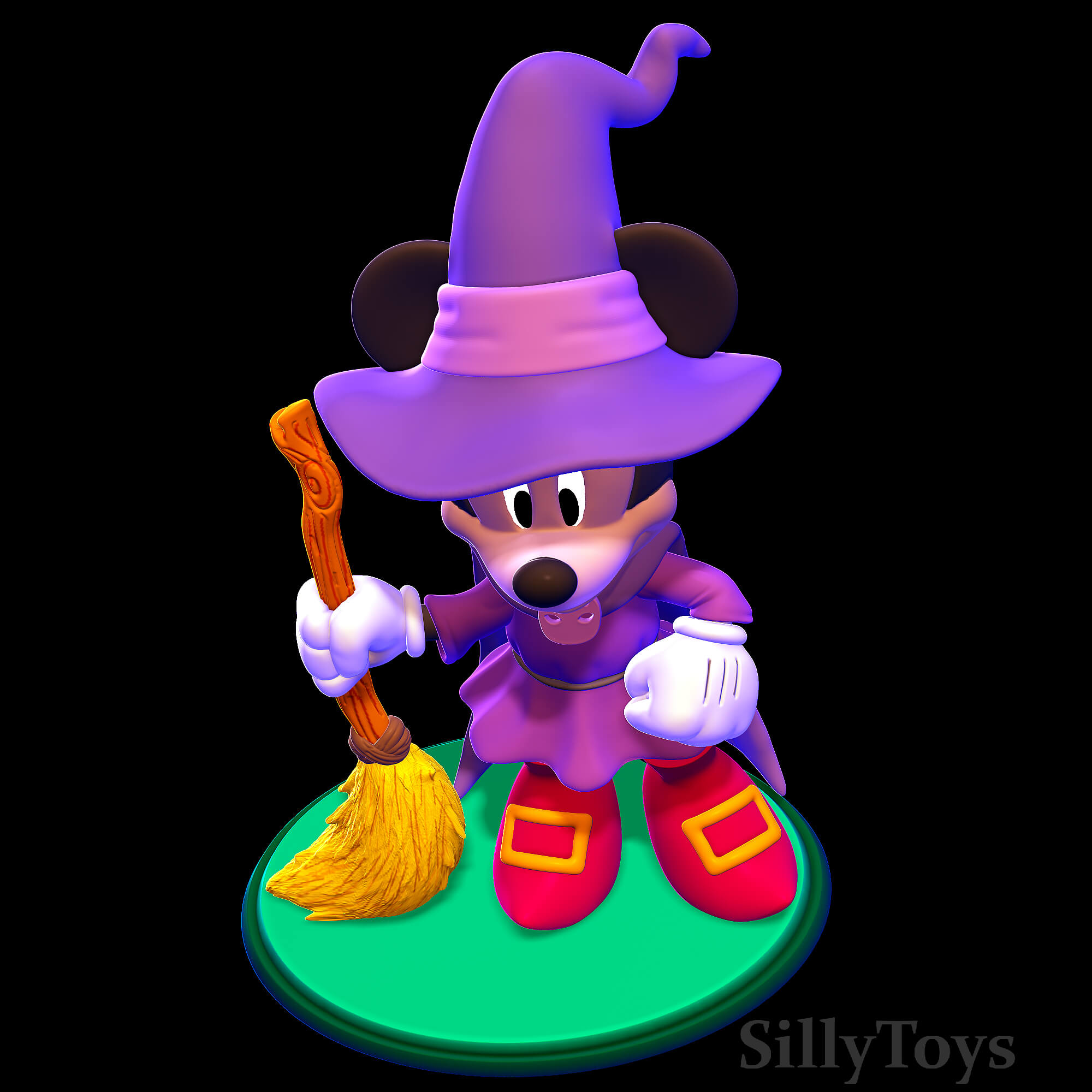 Minnie Mouse Halloween - 3D Model by SillyToys