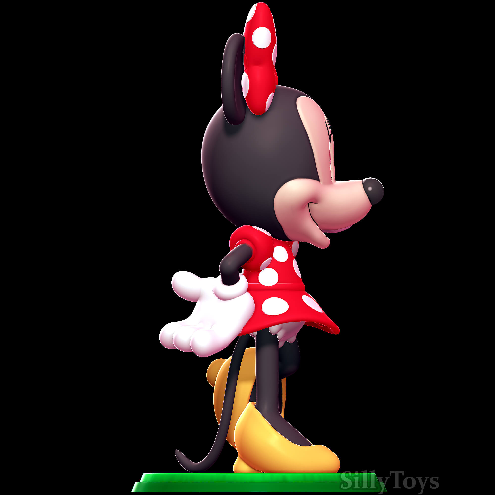 Minnie Mouse - 3D Model by SillyToys