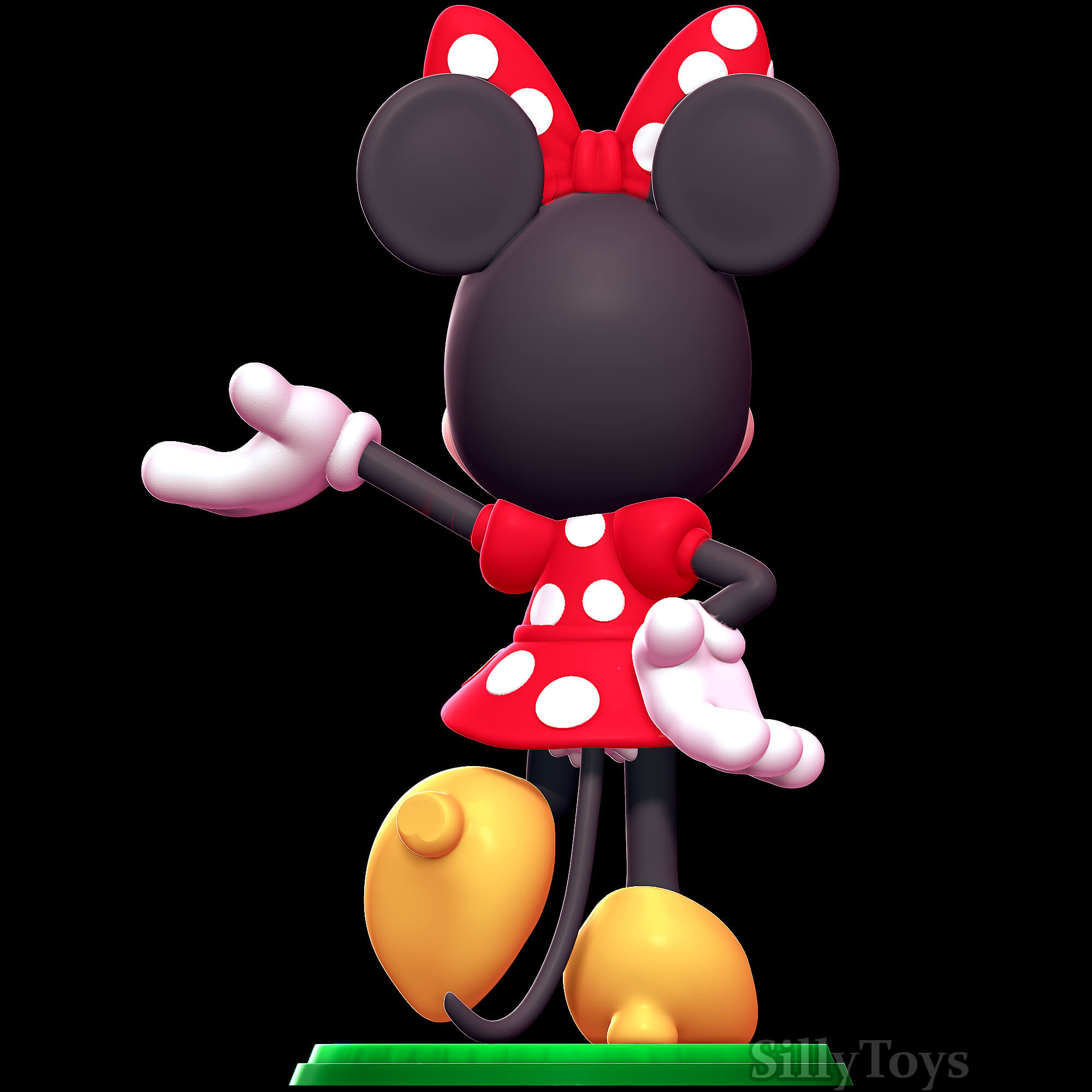 Minnie Mouse - 3D Model by SillyToys