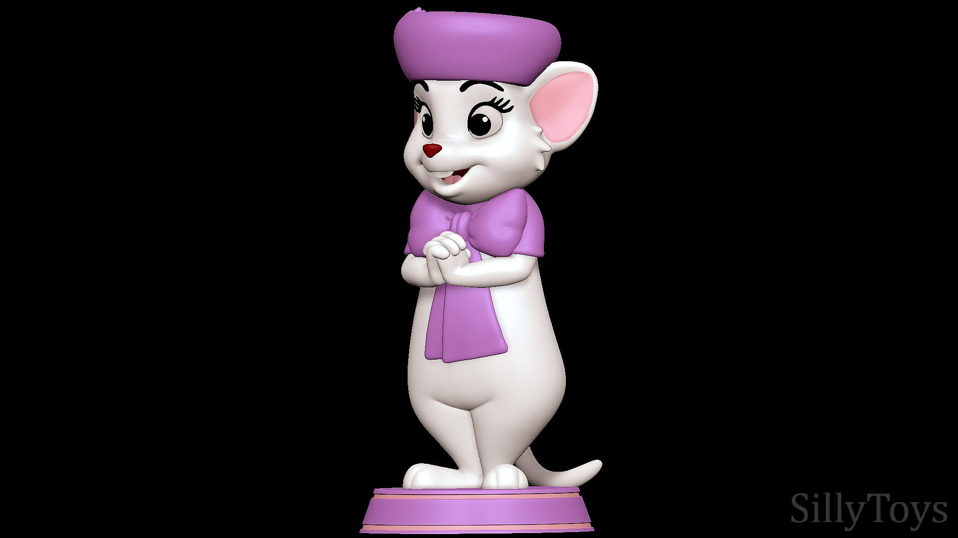 Miss Bianca - The Rescuers 3D Model by SillyToys