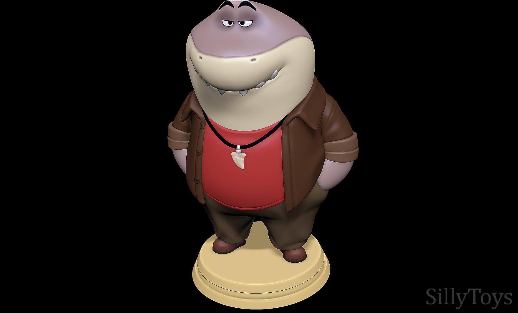 Mr. Shark - The Bad Guys 3D Model by SillyToys