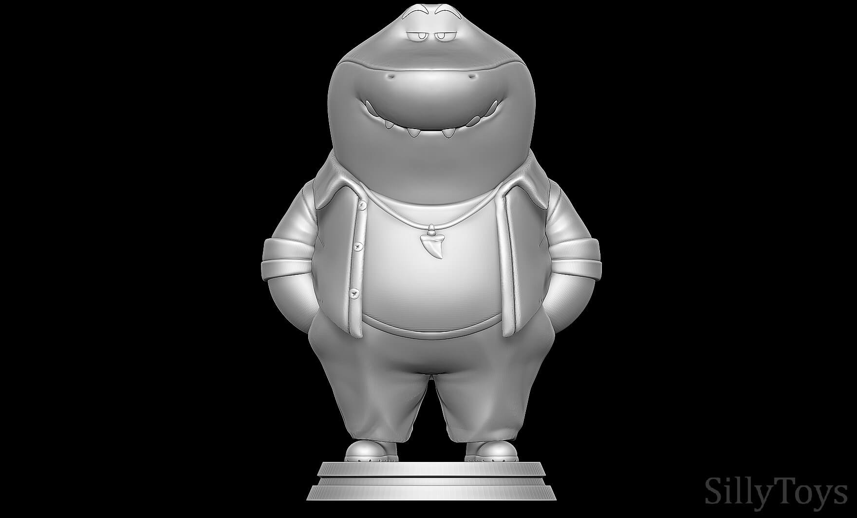 Mr. Shark - The Bad Guys 3D Model by SillyToys
