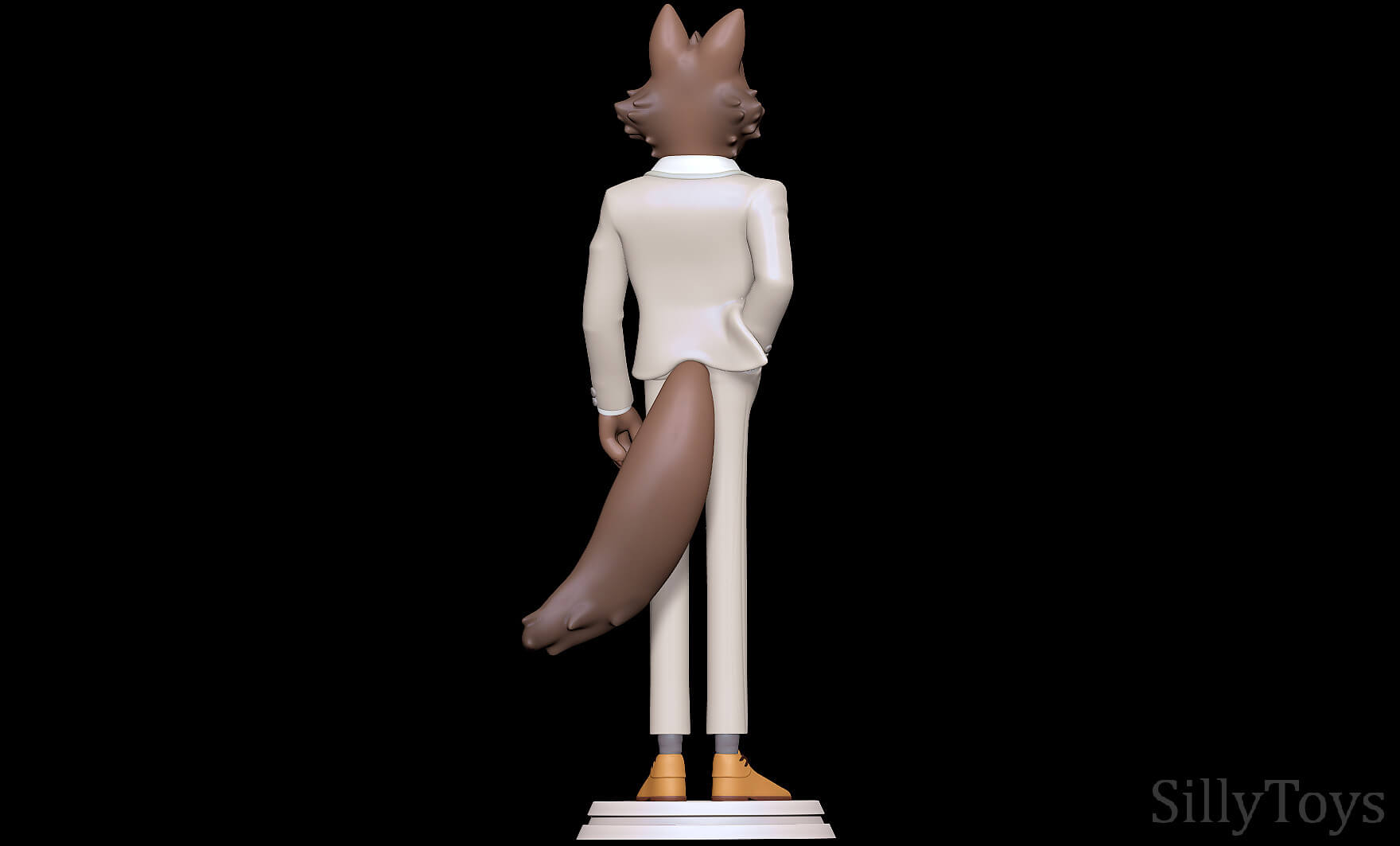 Mr. Wolf - The Bad Guys 3D Model by SillyToys