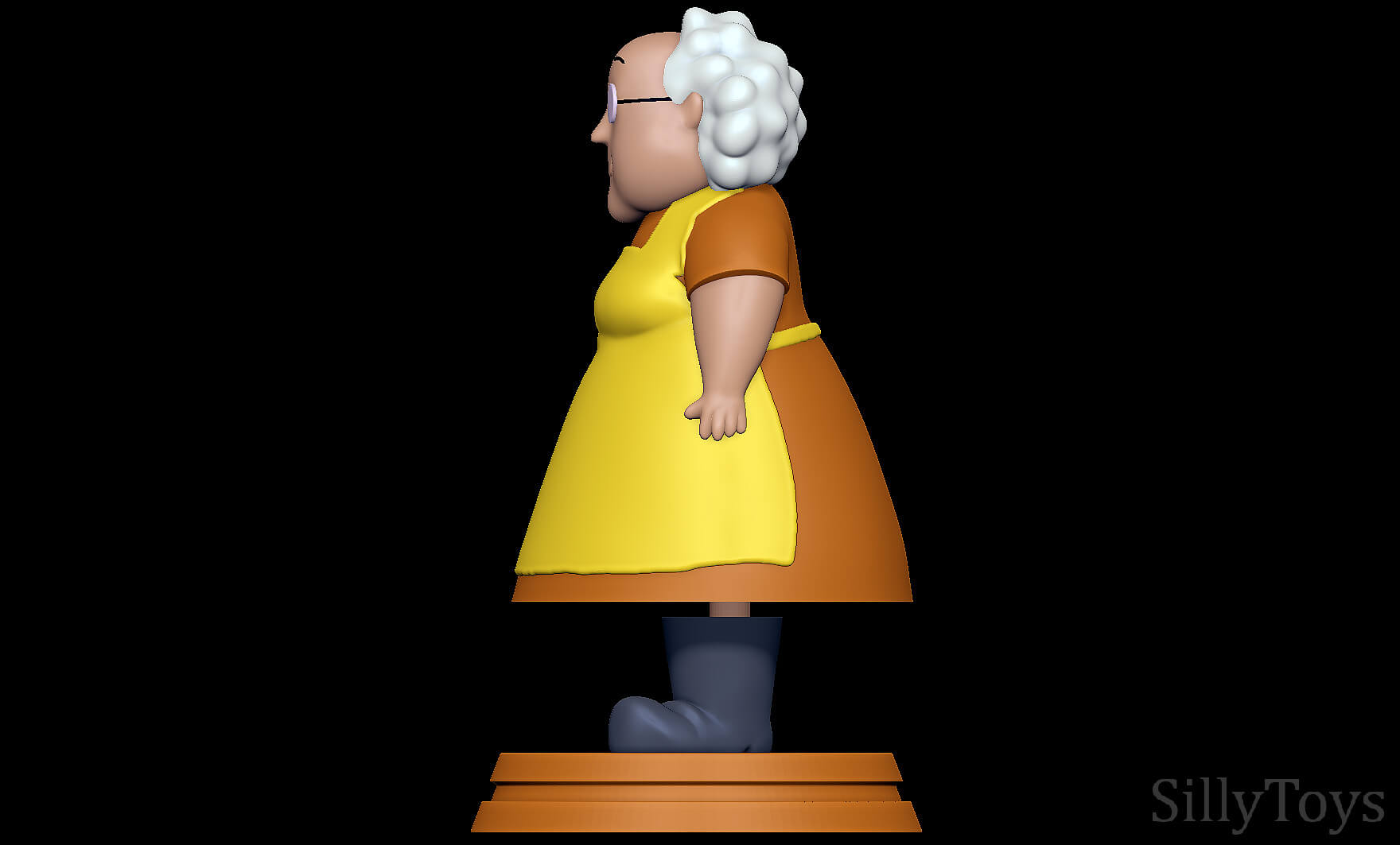 Muriel Bagge - Courage The Cowardly Dog 3D Model by SillyToys