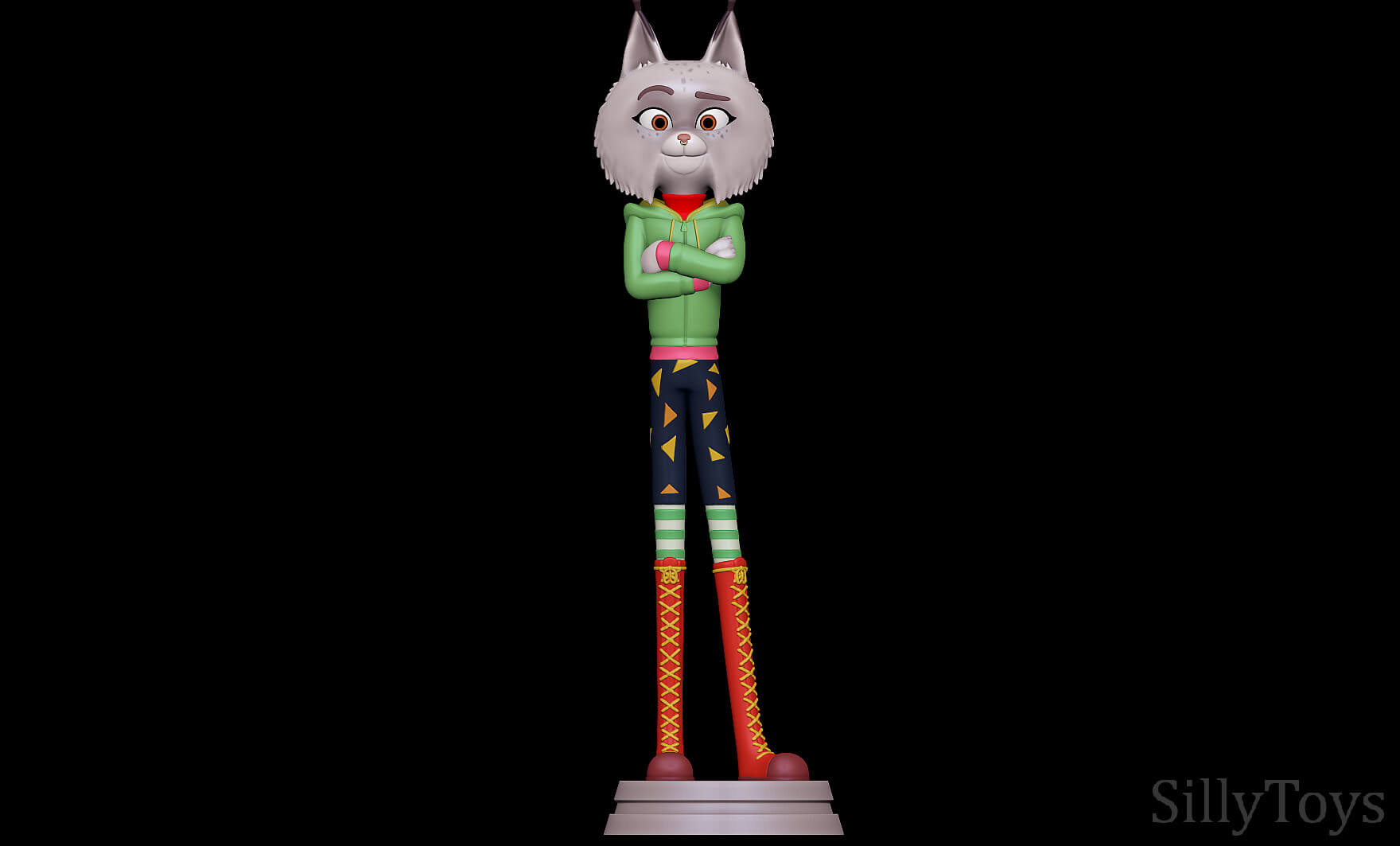 Nooshy - Sing 2 3D Model by SillyToys