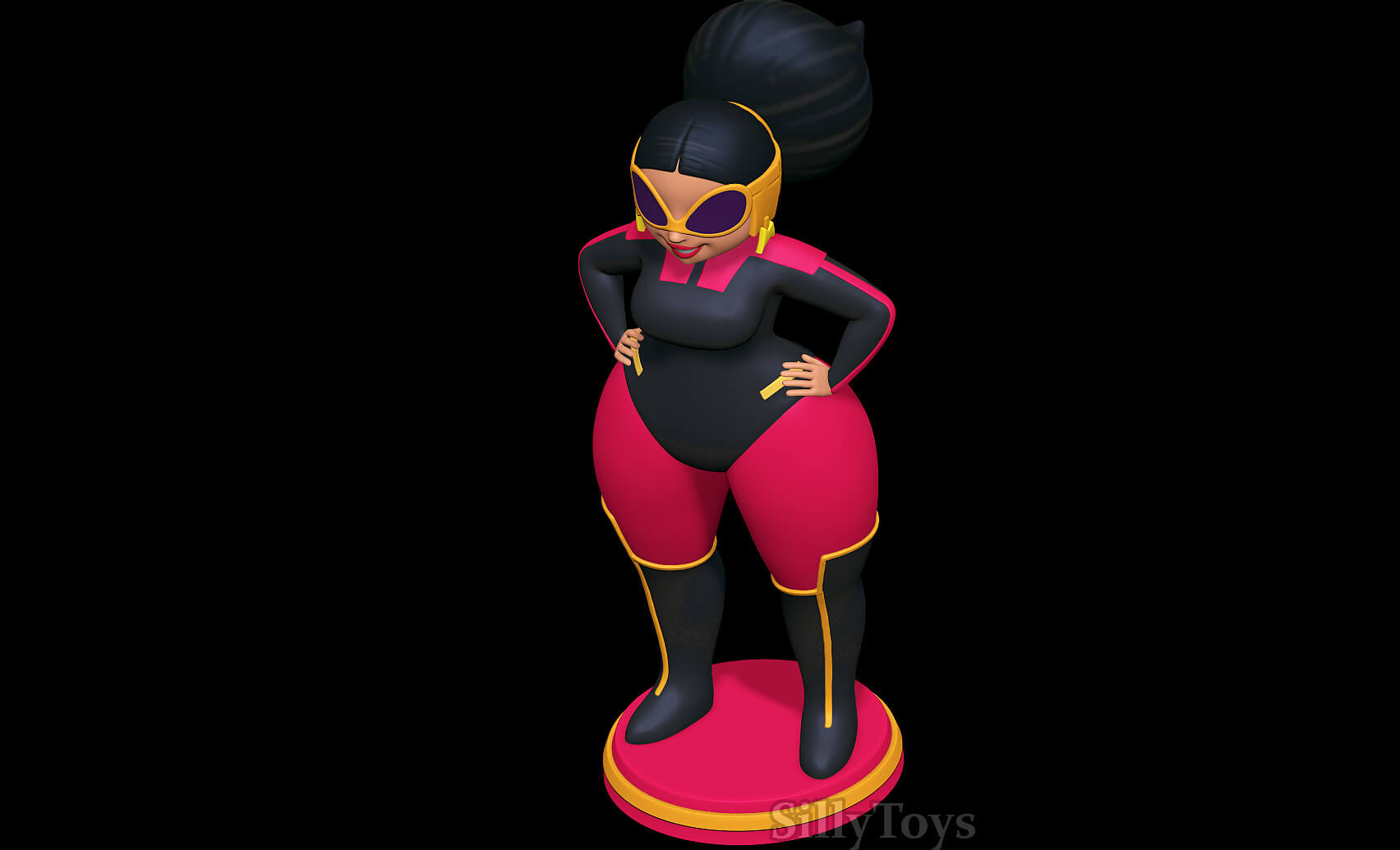 Odessa Drake - Moon-Girl and Devil Dinosaur 3D Model by SillyToys