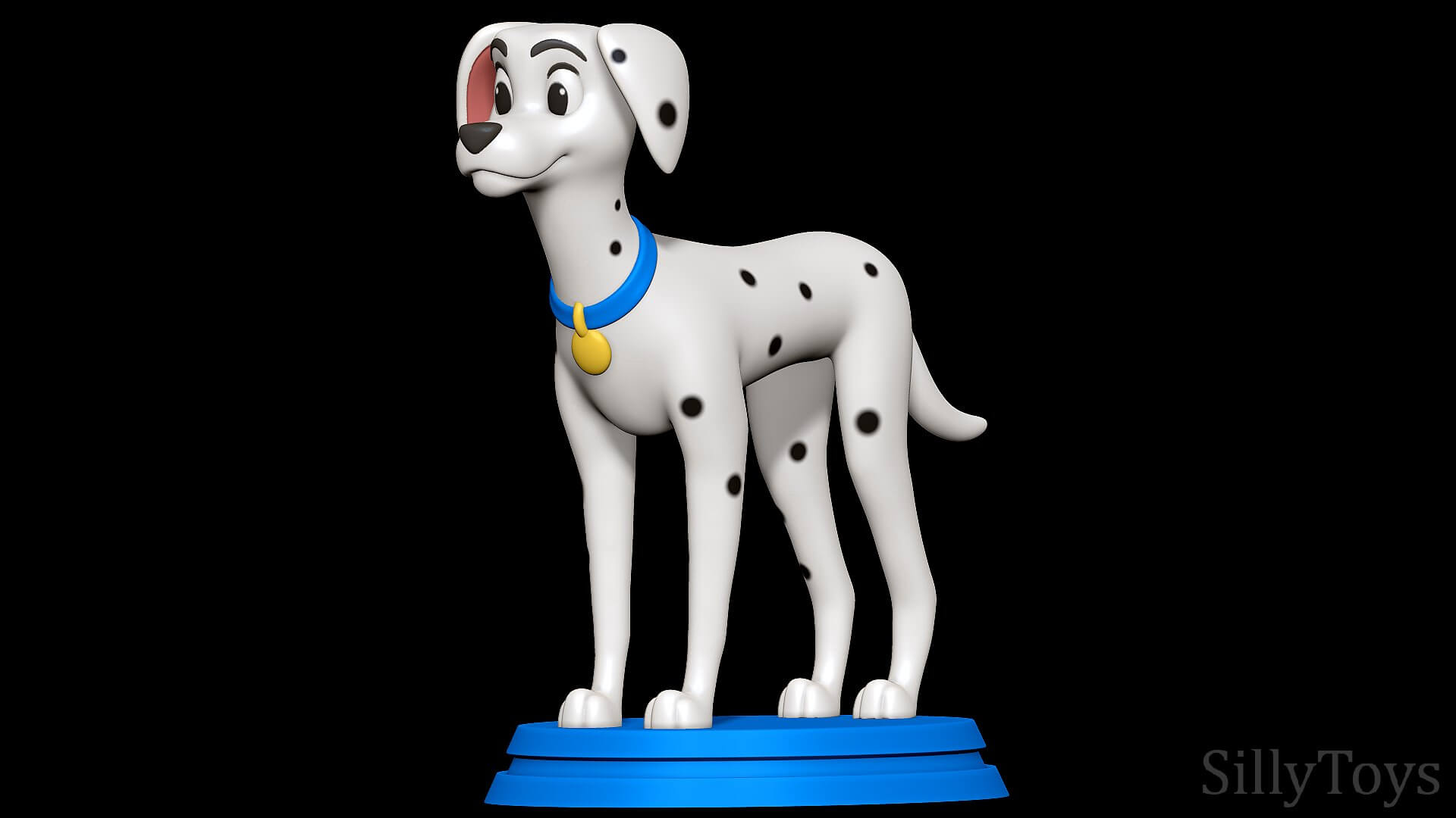Perdita - 101 Dalmatians 3D Model by SillyToys