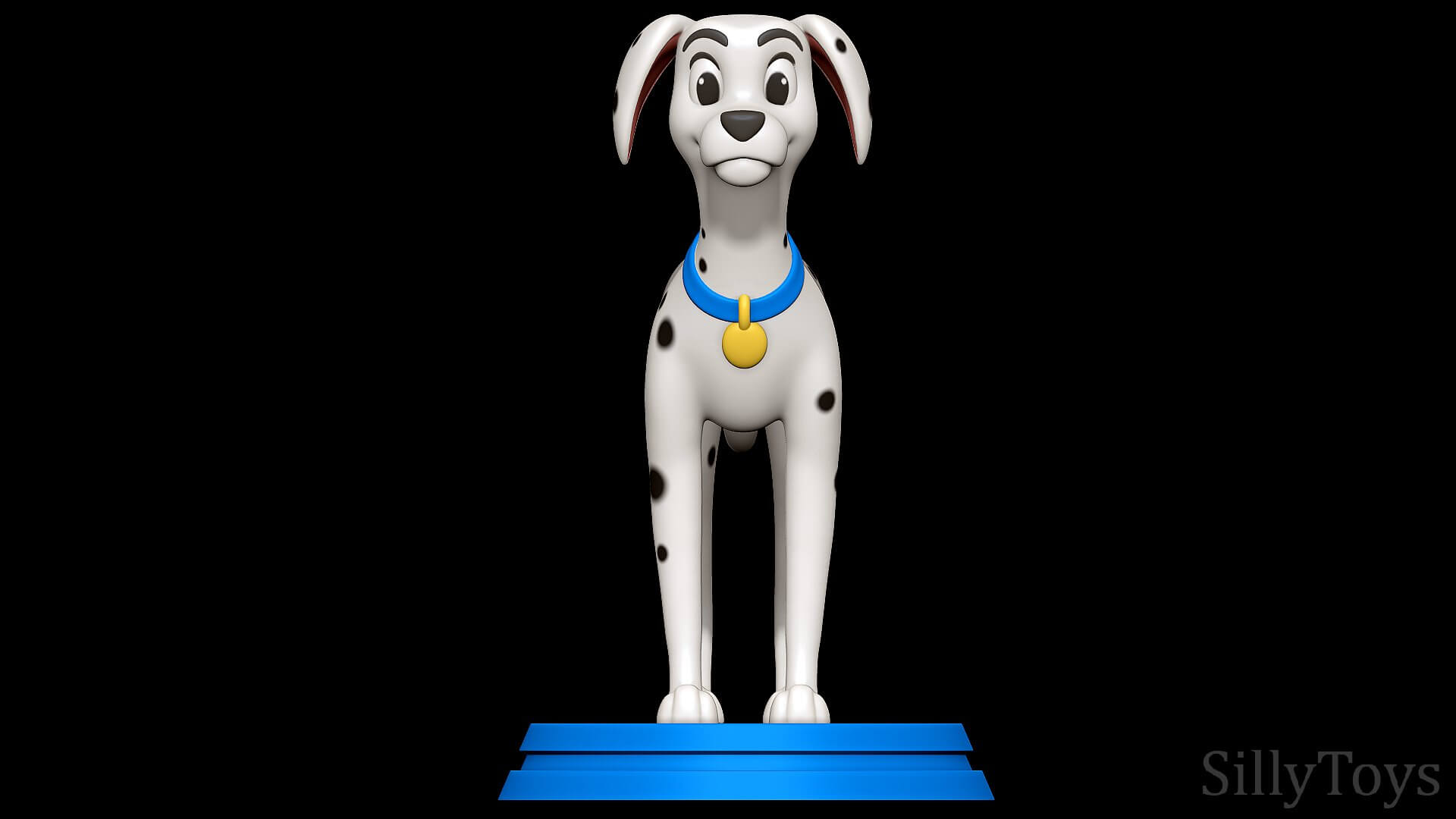 Perdita - 101 Dalmatians 3D Model by SillyToys