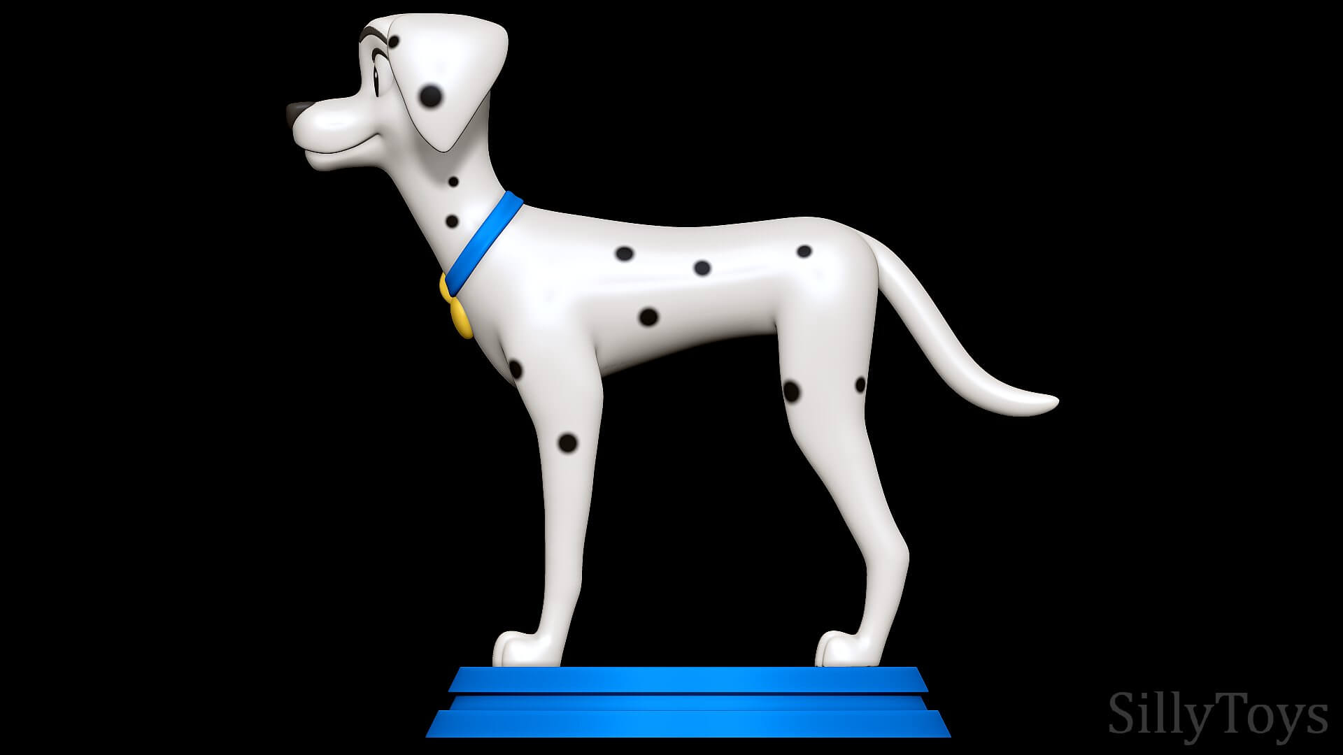 Perdita - 101 Dalmatians 3D Model by SillyToys