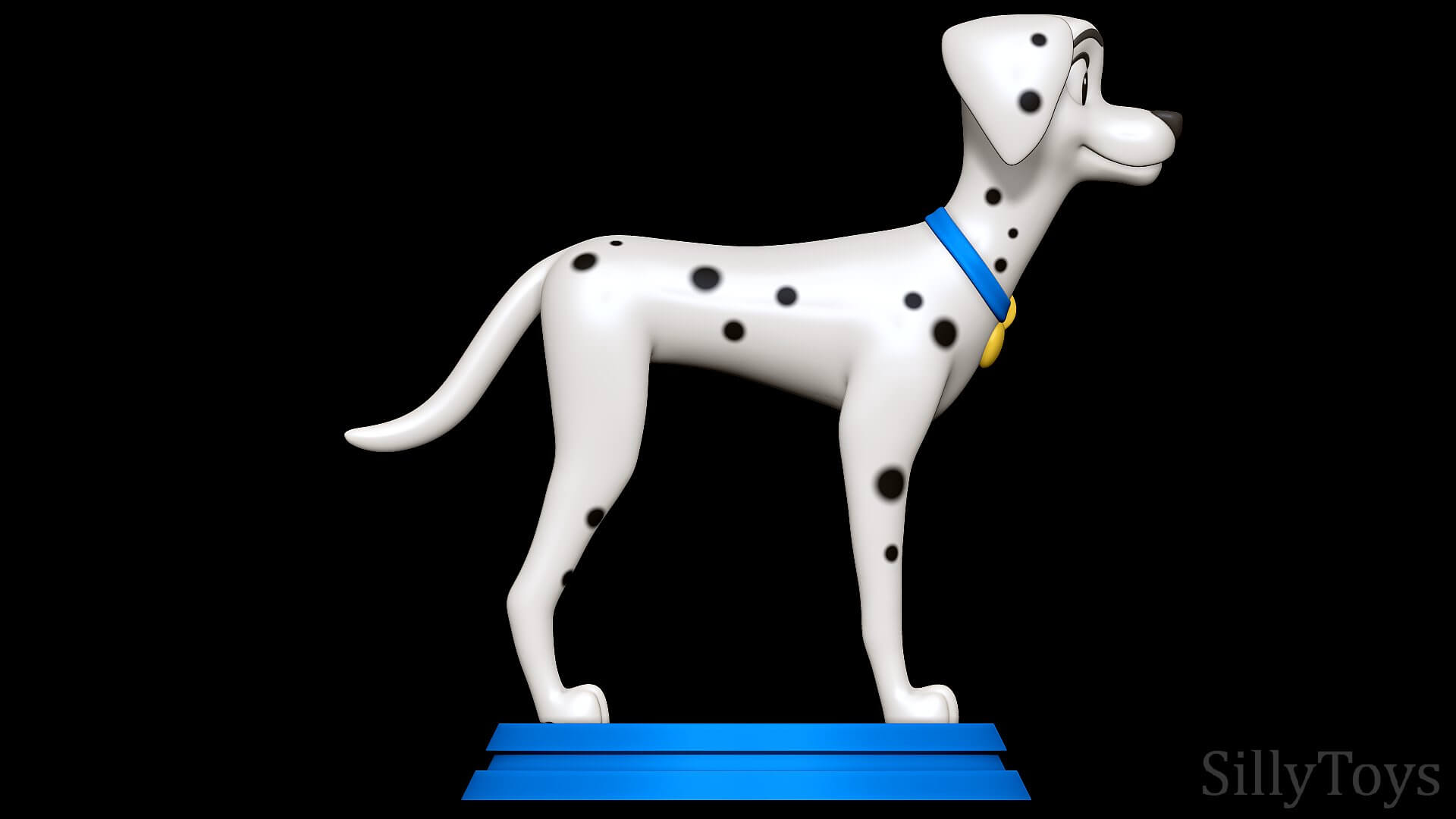 Perdita - 101 Dalmatians 3D Model by SillyToys