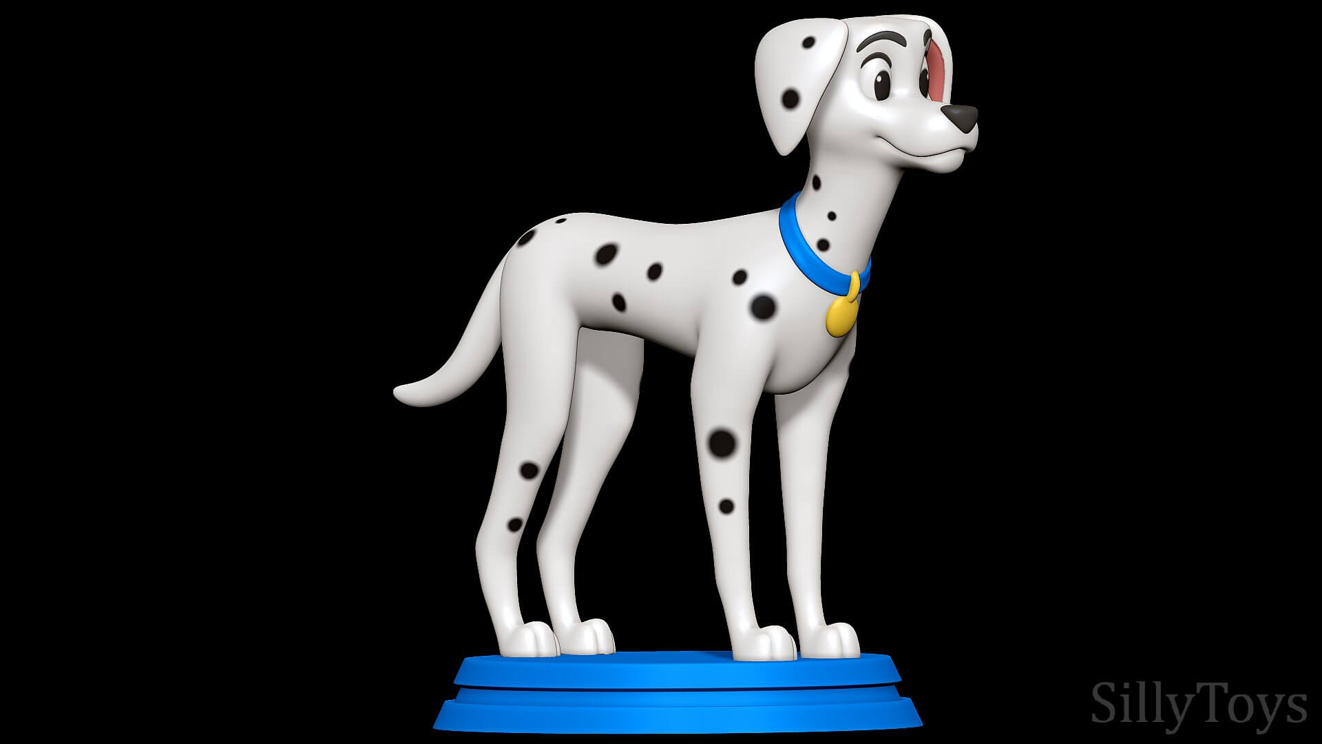 Perdita - 101 Dalmatians 3D Model by SillyToys