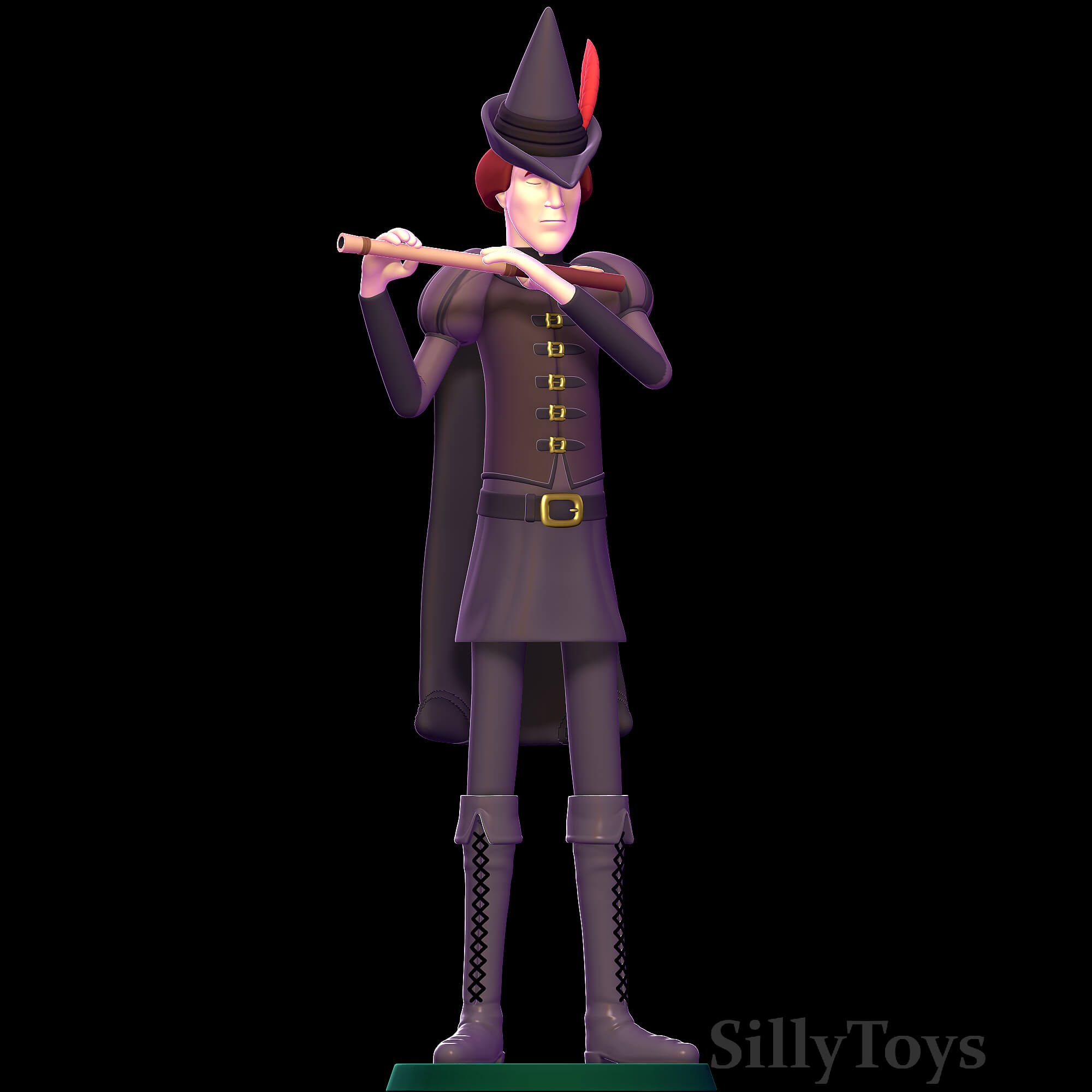 Pied Piper - Shrek 3D Model by SillyToys