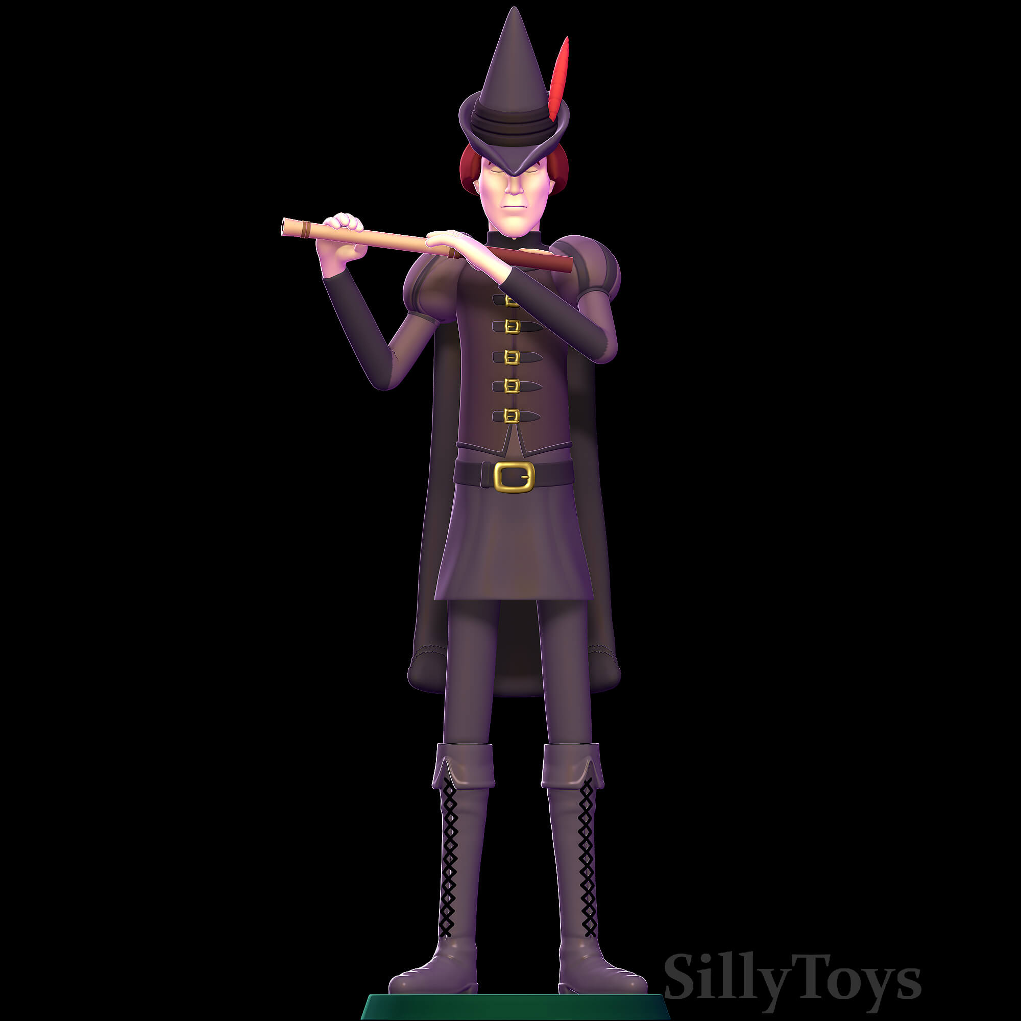 Pied Piper - Shrek 3D Model by SillyToys