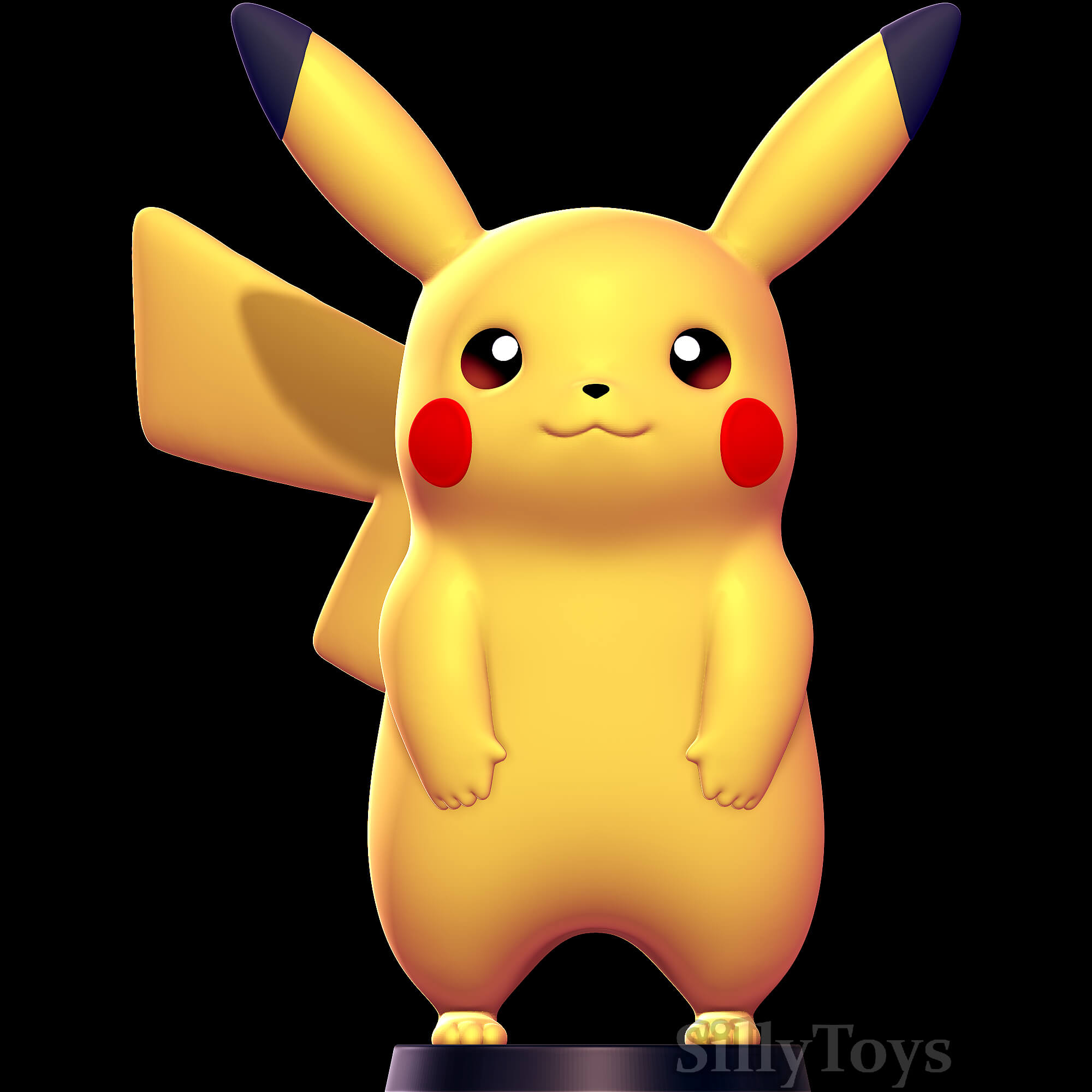 Pikachu - Pokémon Free 3D Model by SillyToys