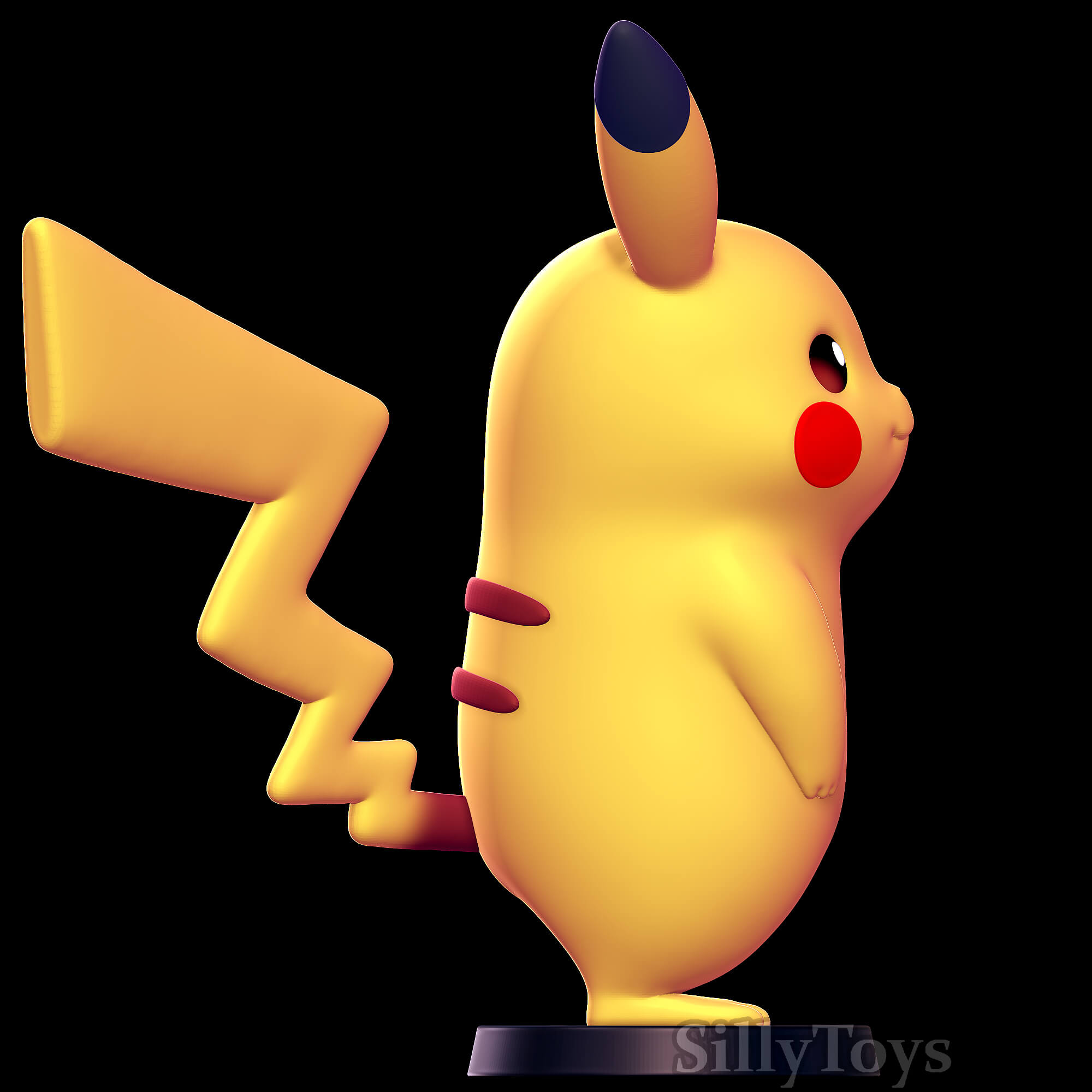Pikachu - Pokémon Free 3D Model by SillyToys