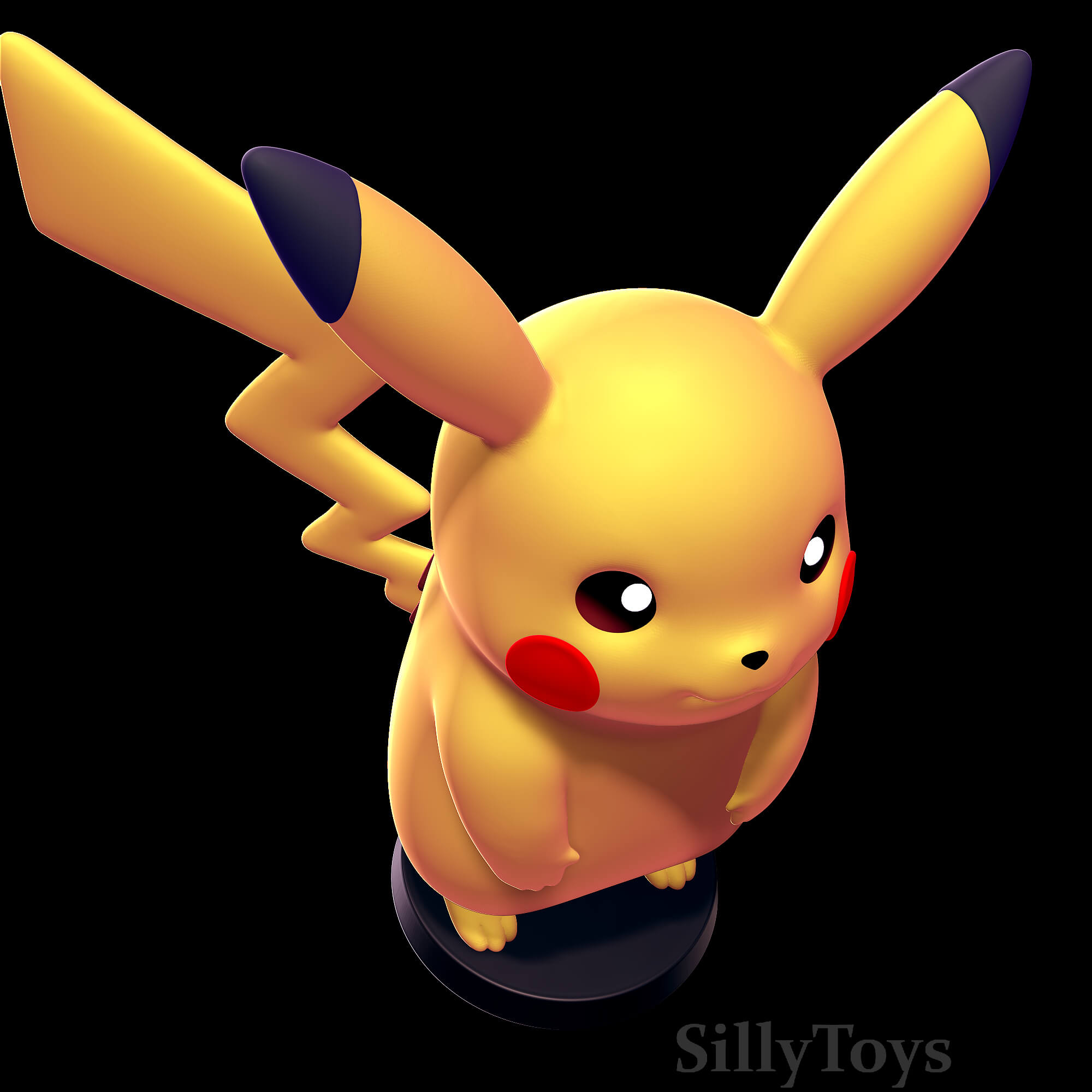 Pikachu - Pokémon Free 3D Model by SillyToys