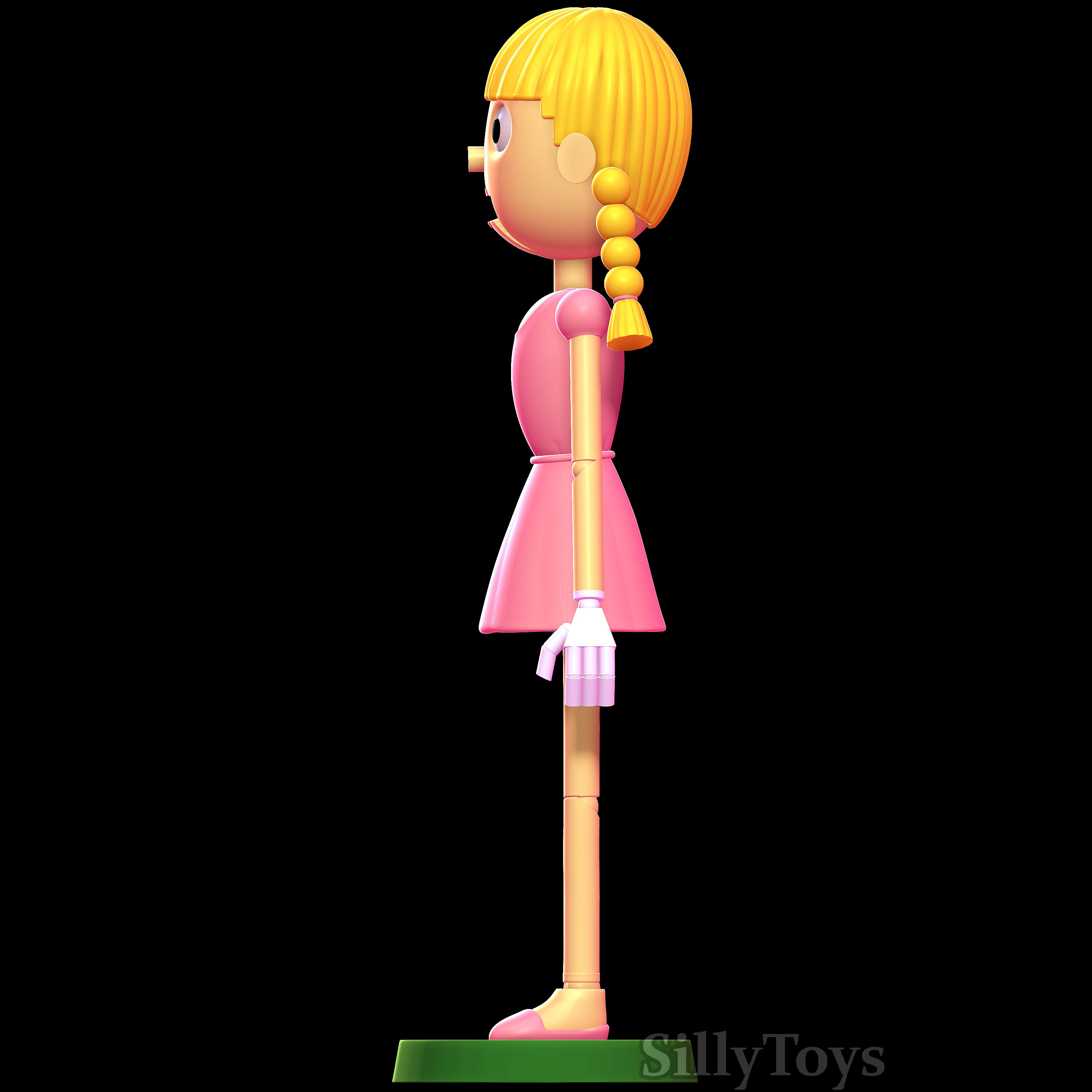 Pinocchio Girl - Shrek 3D Model by SillyToys