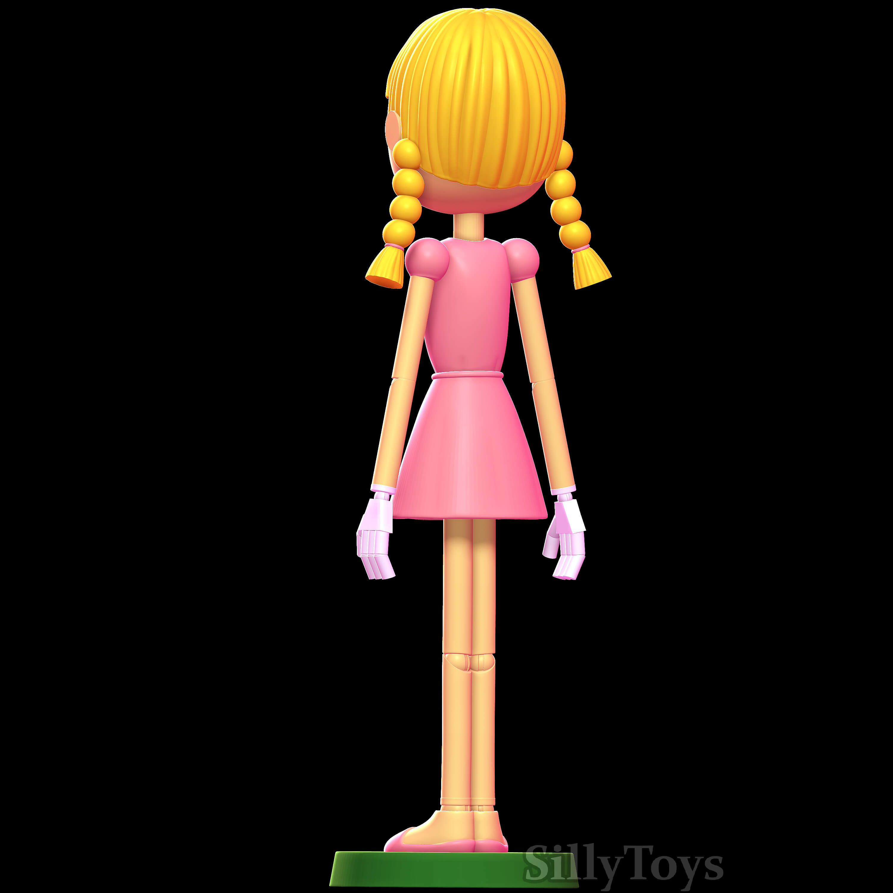 Pinocchio Girl - Shrek 3D Model by SillyToys