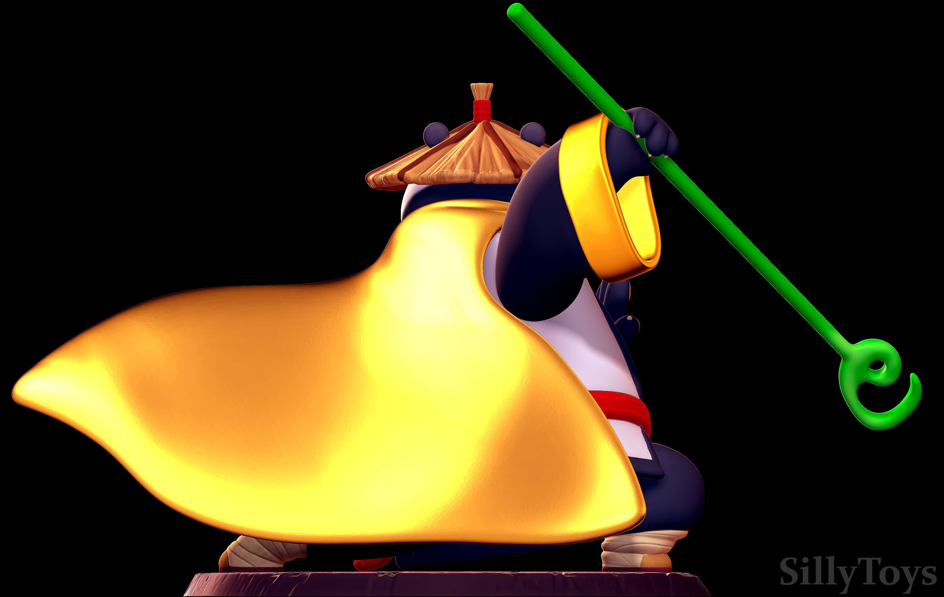 PO The Legendary Warrior - Kung Fu Panda 3D Model by SillyToys